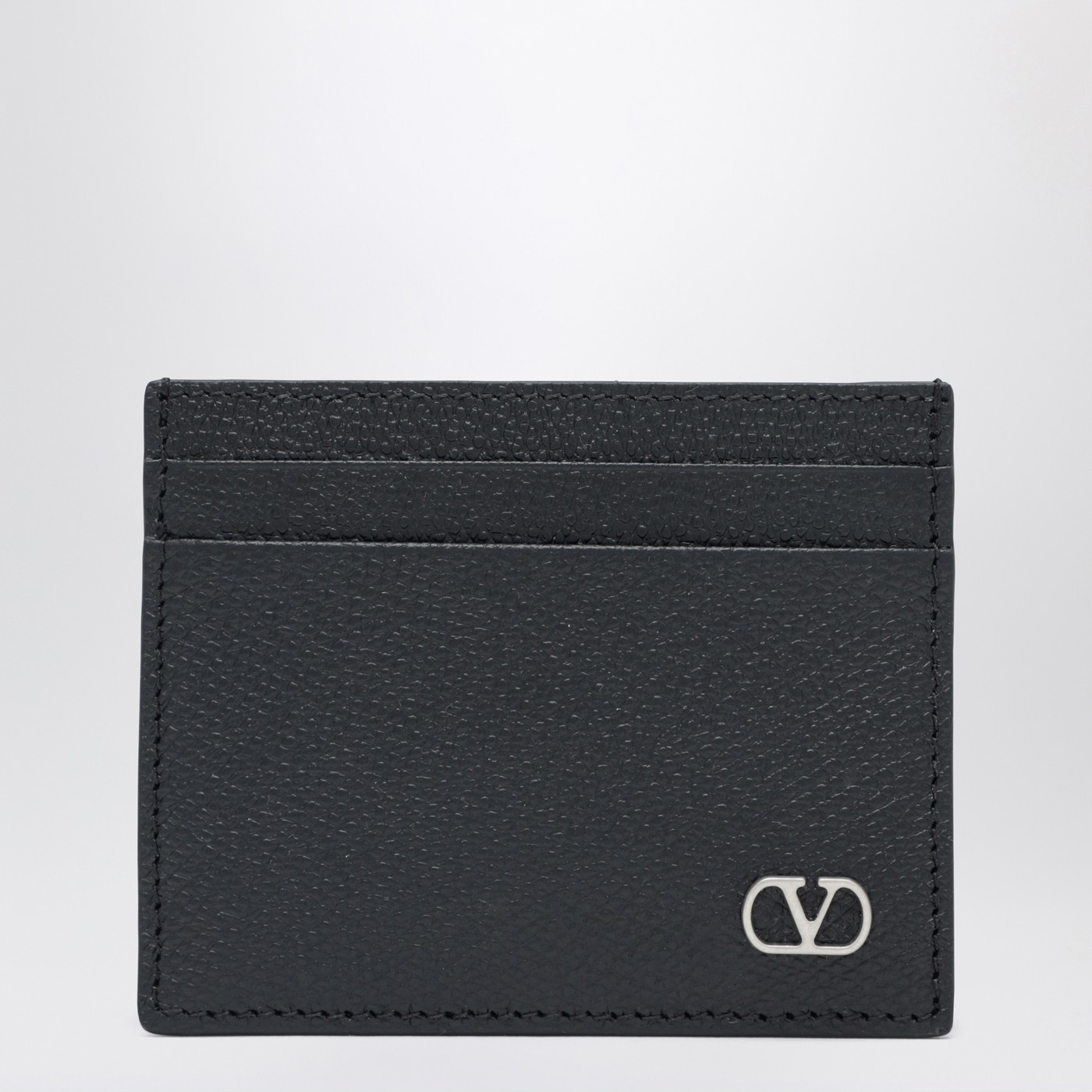 Valentino Garavani VLogo Signature card holder in black | TheDoubleF