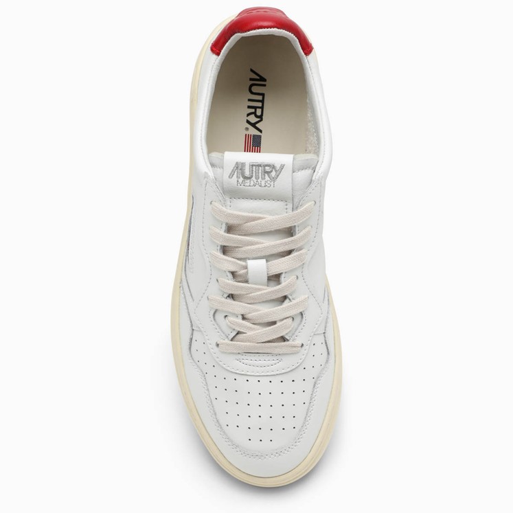 AUTRY Low CLC white leather trainer | TheDoubleF