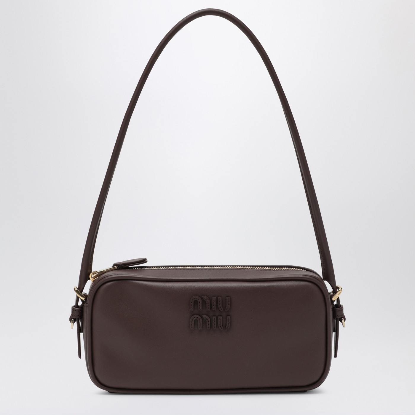 Miu Miu Brown leather pouch | TheDoubleF