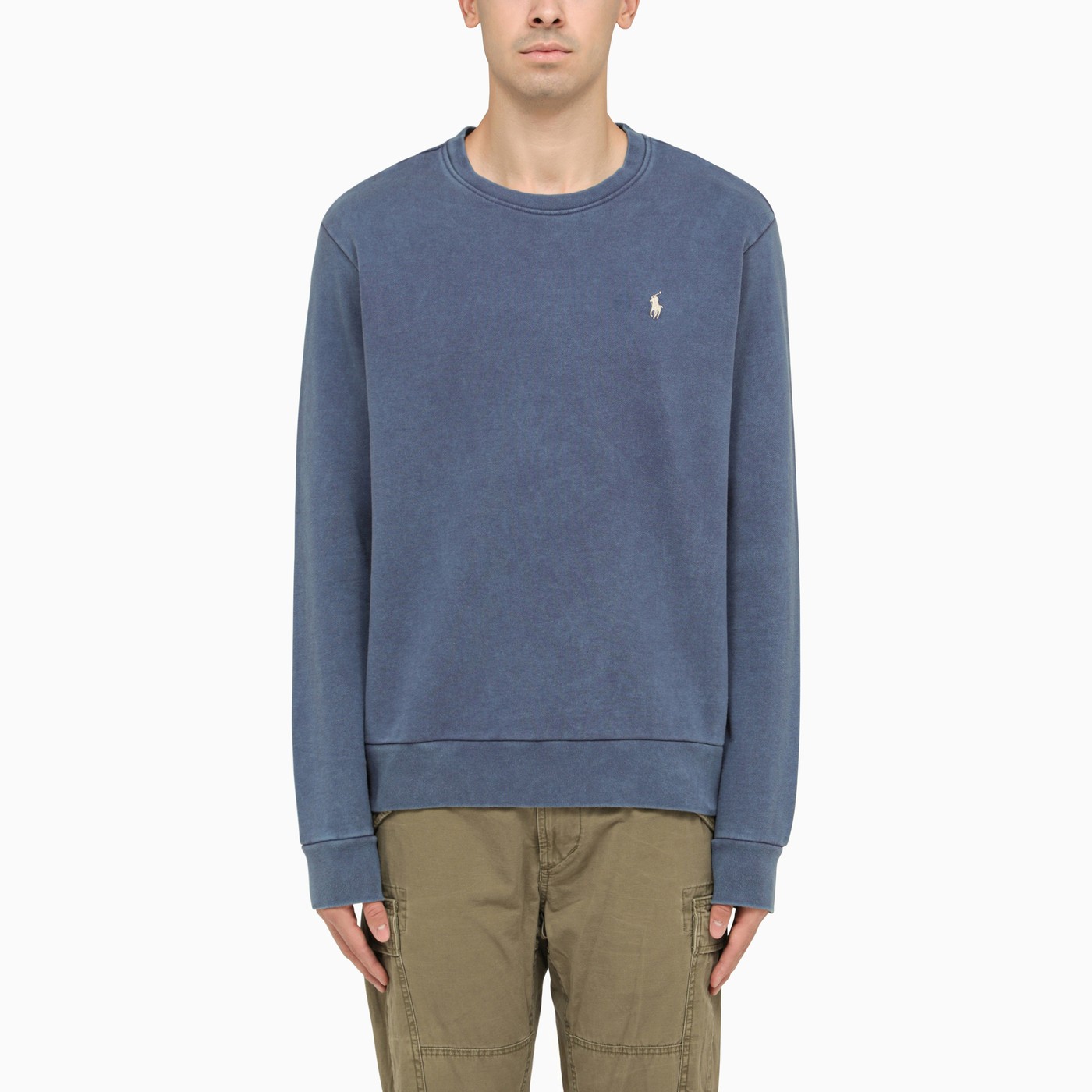 Polo Ralph Lauren Washed-out blue crew-neck sweatshirt | TheDoubleF
