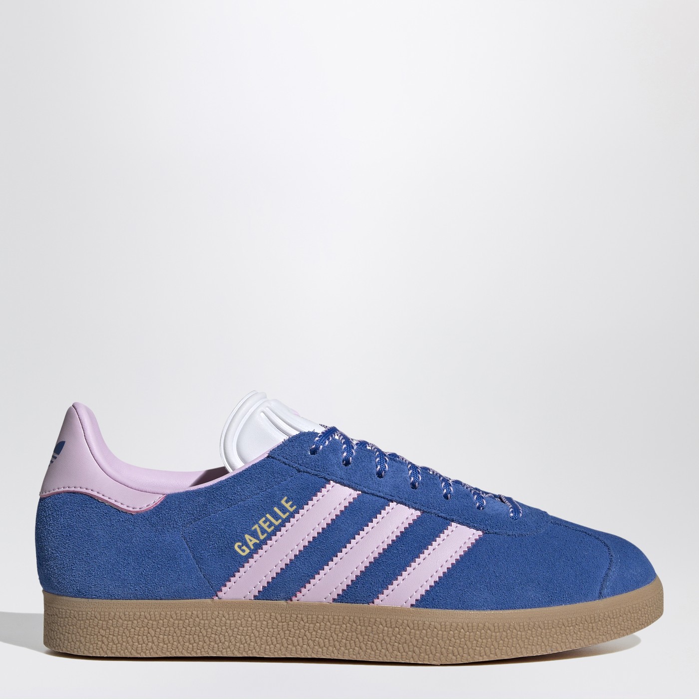 adidas Originals Gazelle Indoor blue/pink sneakers | TheDoubleF