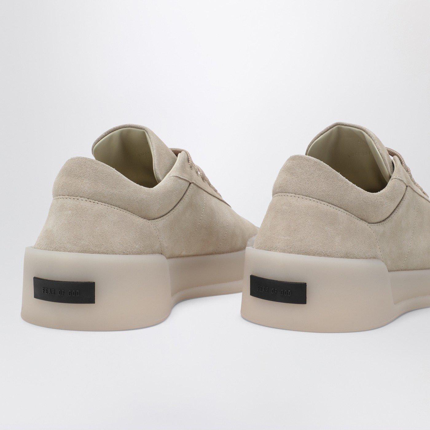 Fear of God Beige suede Aerobic Low sneakers | TheDoubleF
