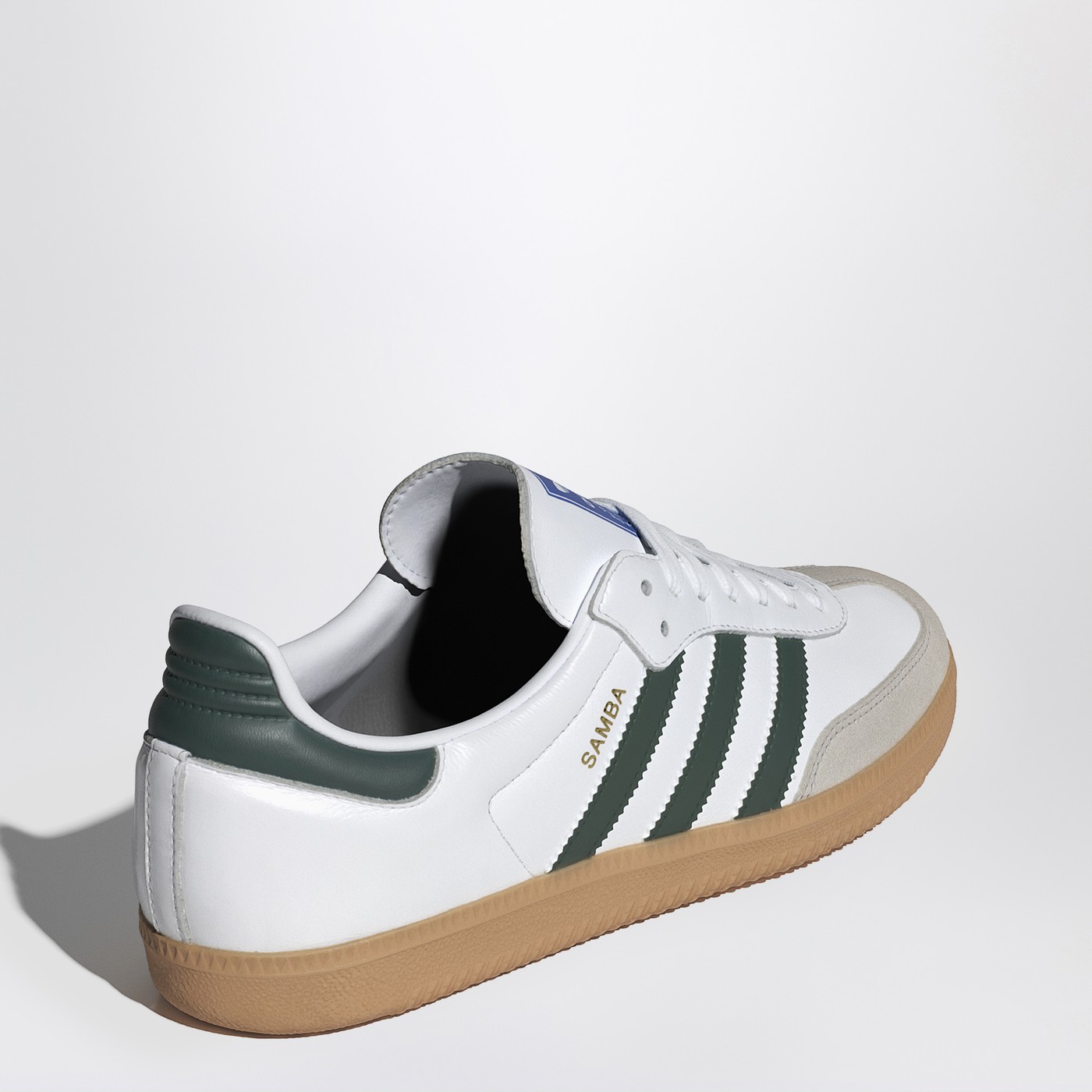 adidas Originals Low Samba OG white/green trainer | TheDoubleF