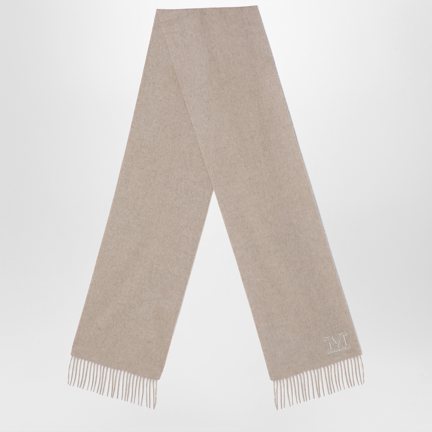 Max Mara Beige cashmere scarf | TheDoubleF