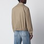 Ami Paris Beige Ami De Coeur zip-up jacket | TheDoubleF