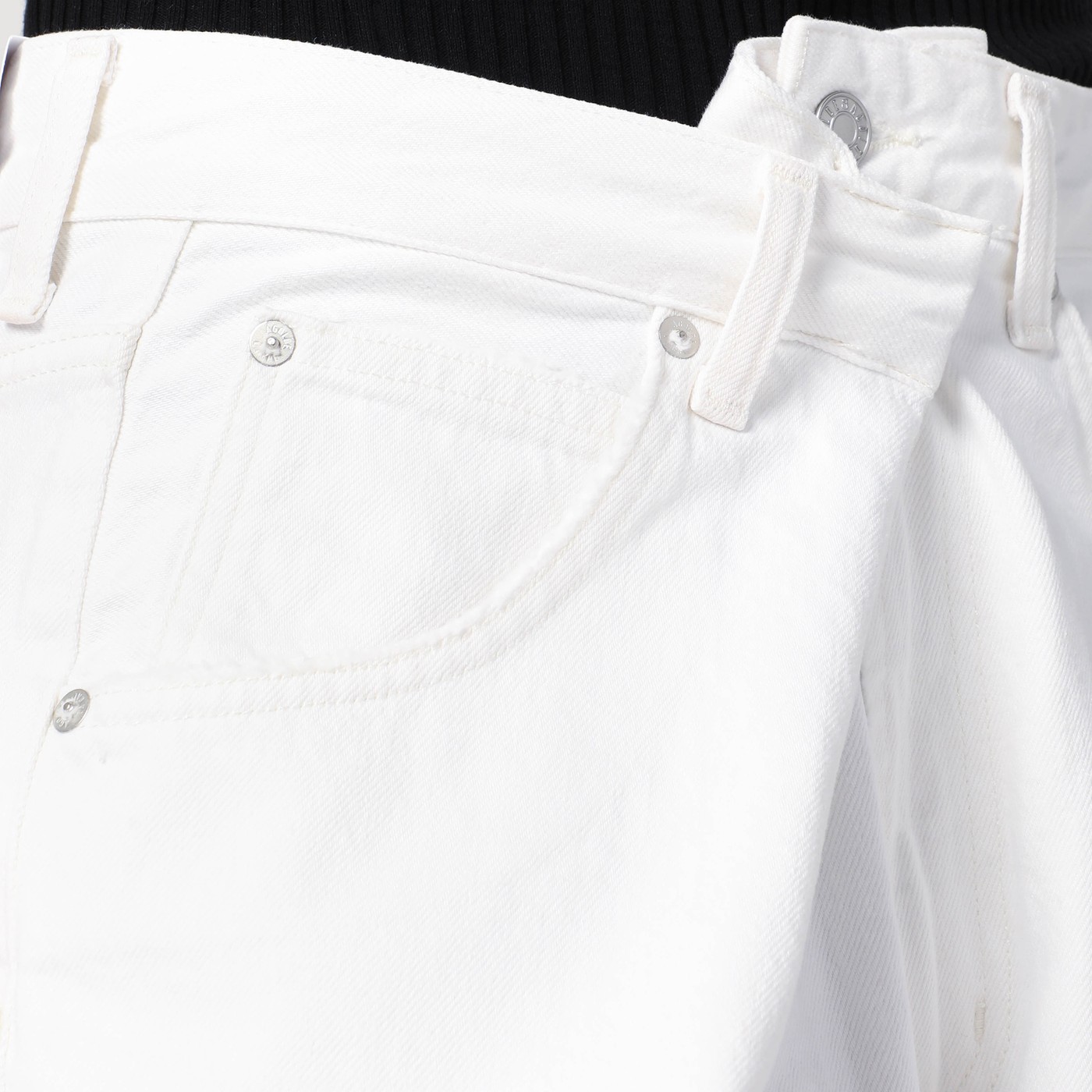 AGOLDE Wide Vana Fold white jeans | TheDoubleF
