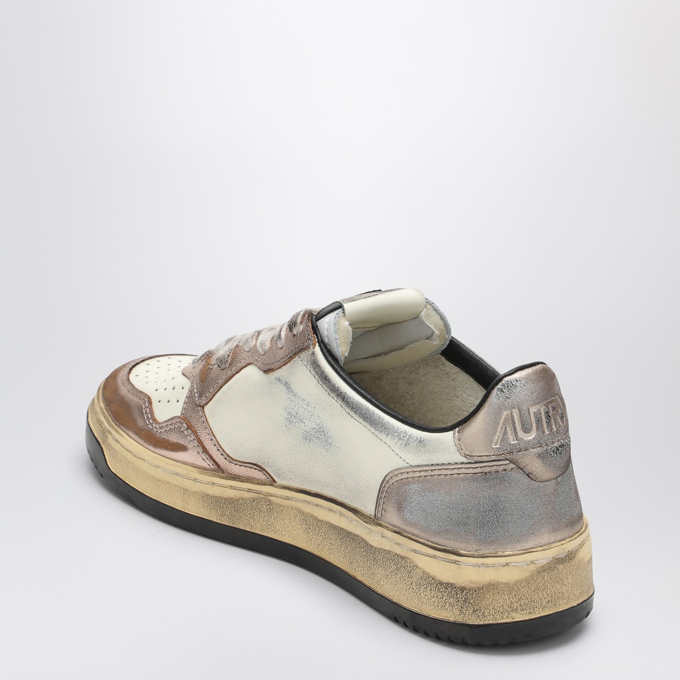 AUTRY Metallic rose Medalist Super Vintager sneakers | TheDoubleF