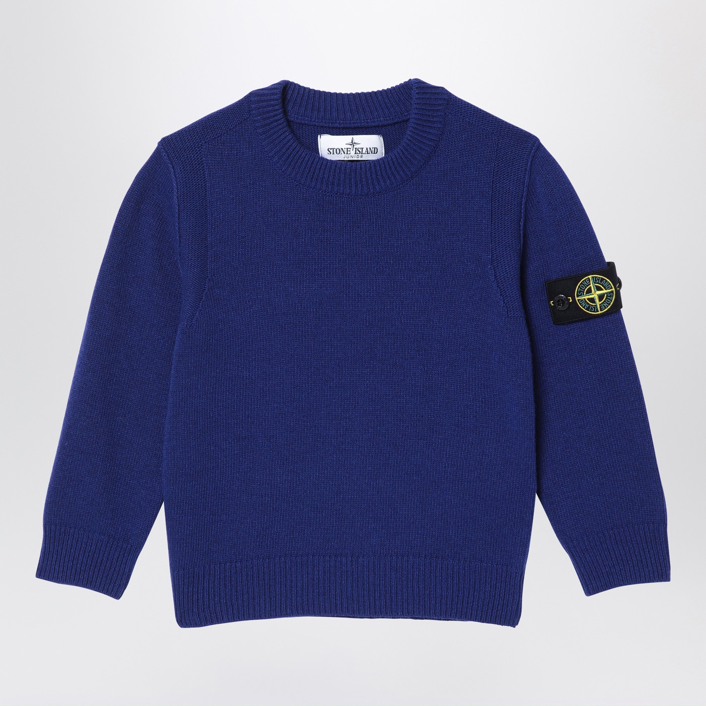 Stone Island Bright blue cotton jumper | TheDoubleF