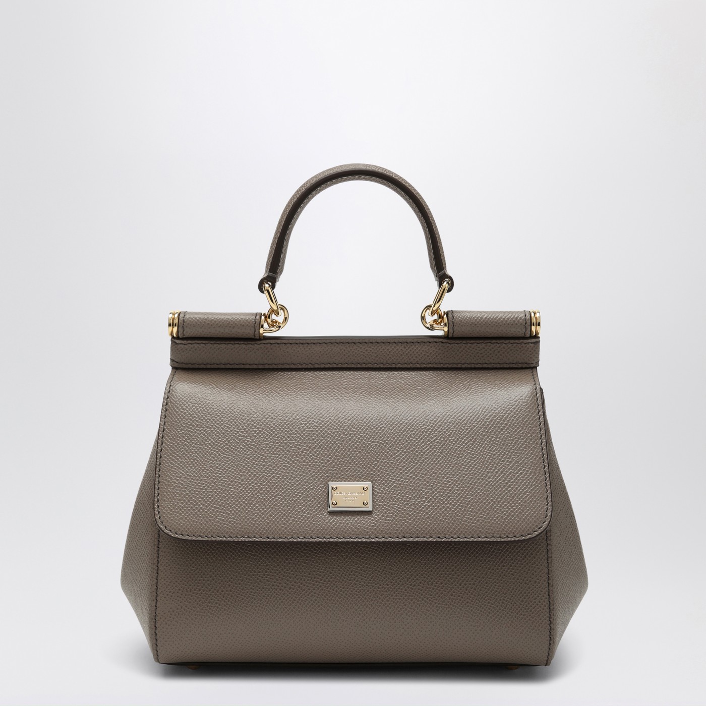 Dolce&Gabbana Medium mud-coloured Sicily handbag | TheDoubleF