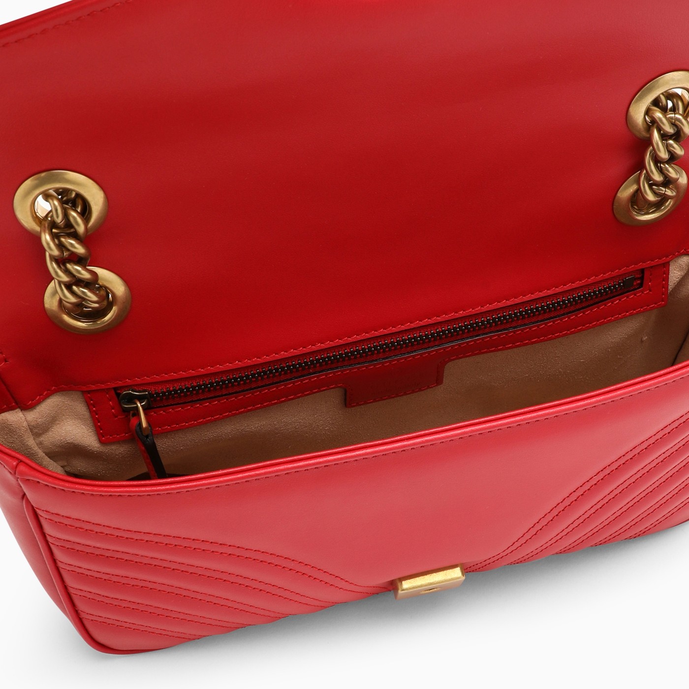 GUCCI GG Marmont red small shoulder bag | TheDoubleF