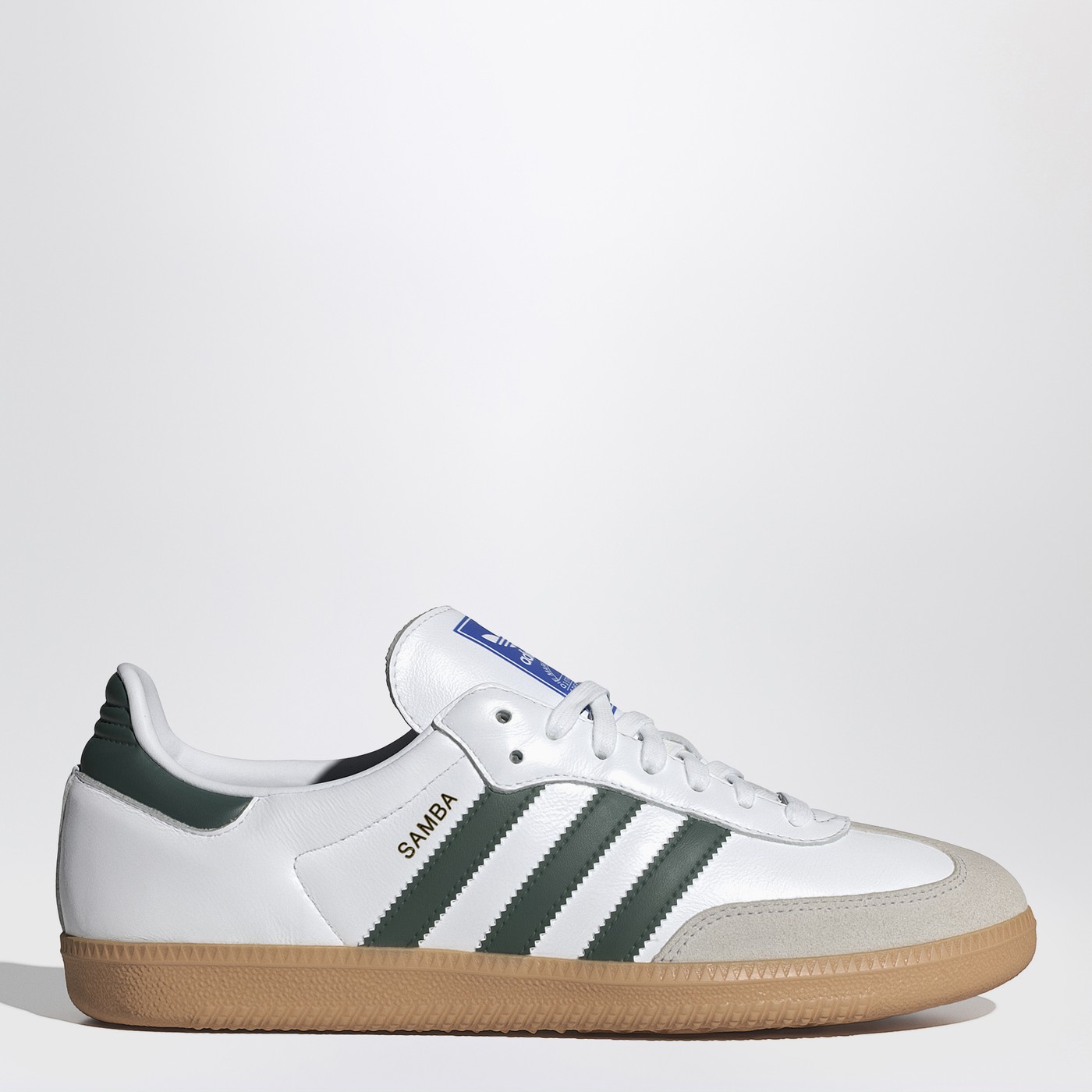 adidas Originals Low Samba OG white/green trainer | TheDoubleF