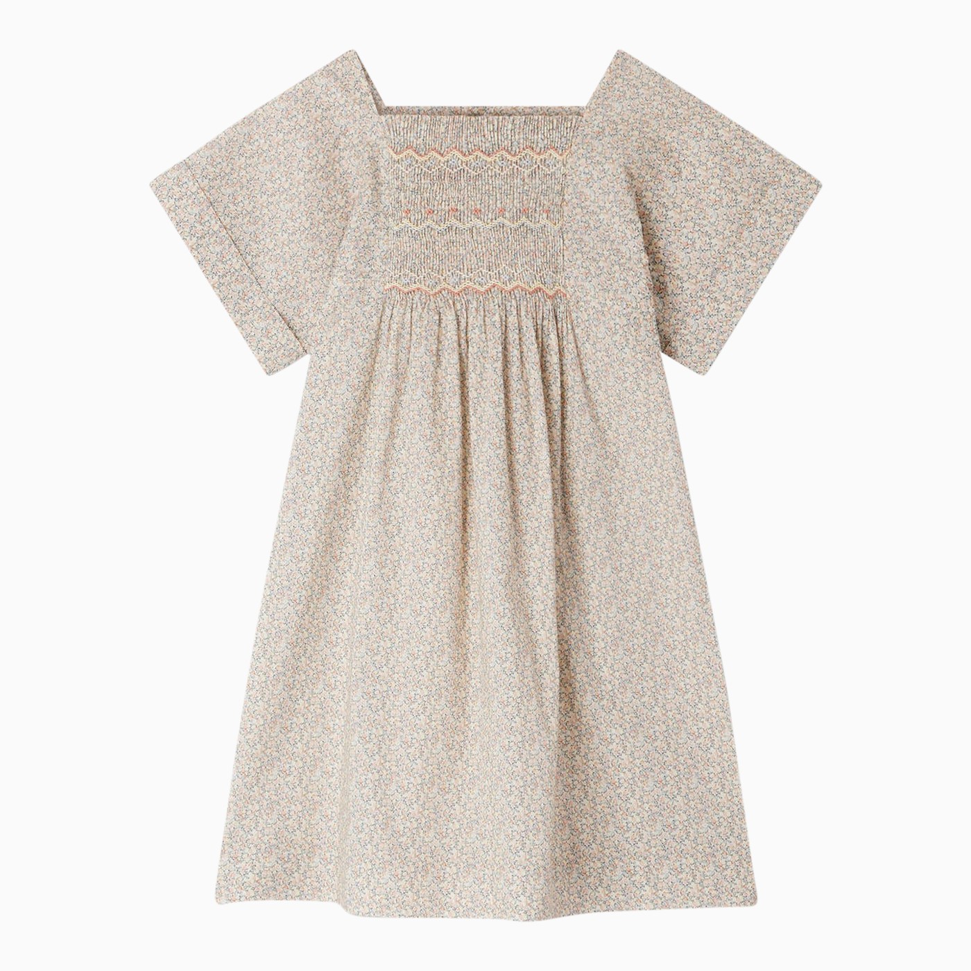 Bonpoint Pink cotton Paysanne dress | TheDoubleF