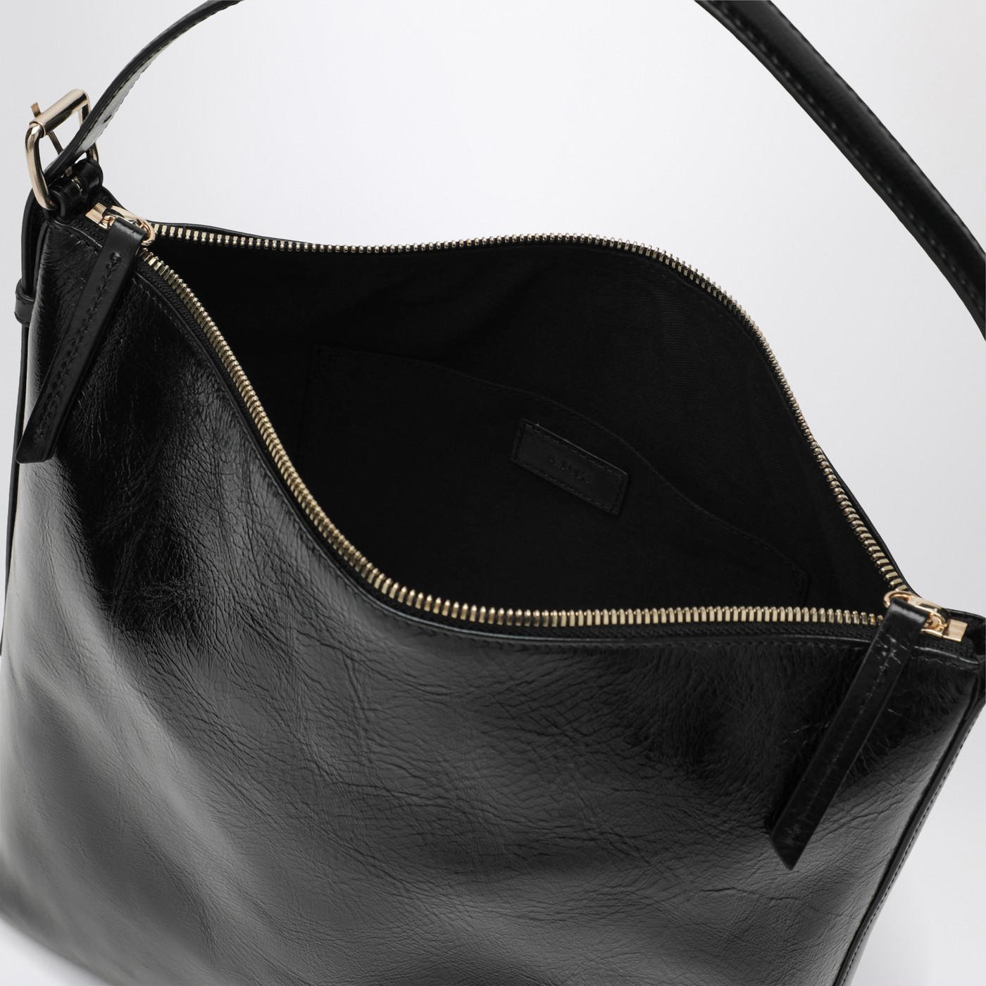 A.P.C. Vera bag in black leather | TheDoubleF
