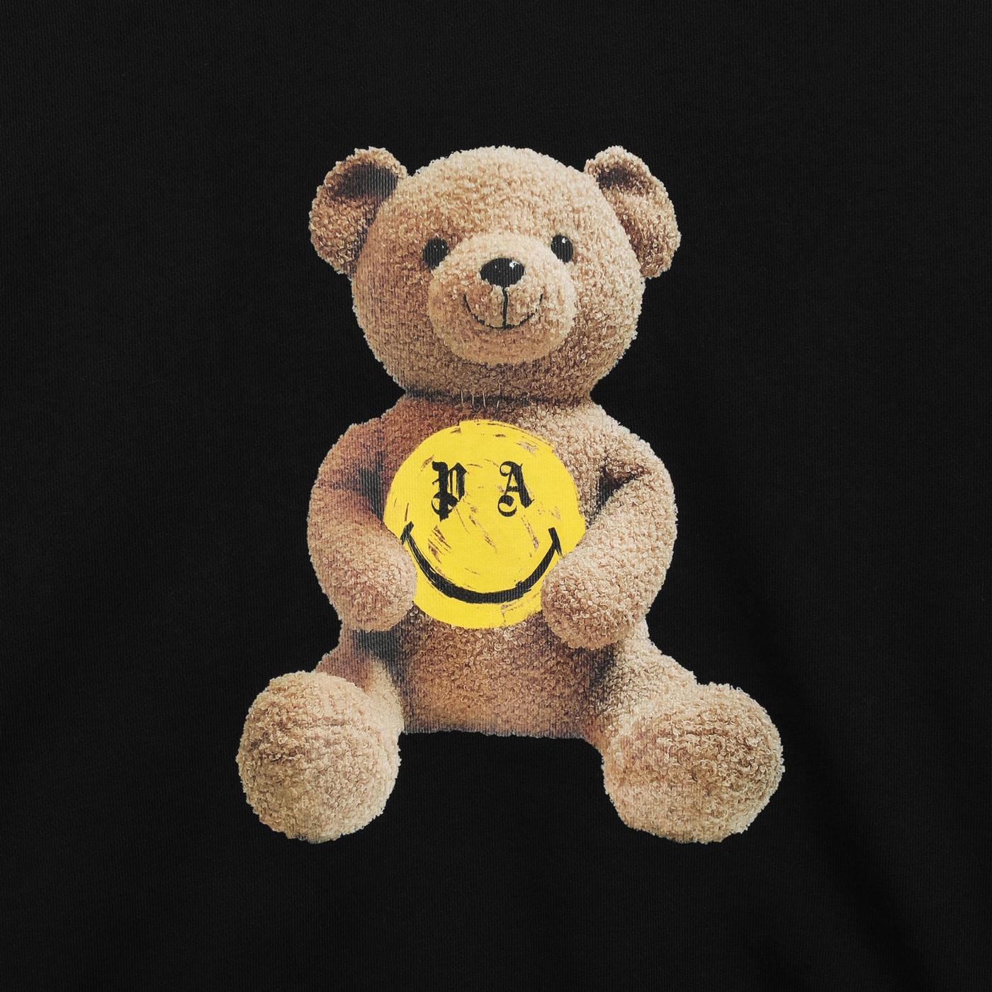 Palm Angels PA Smiley Bear black sweatshirt | TheDoubleF