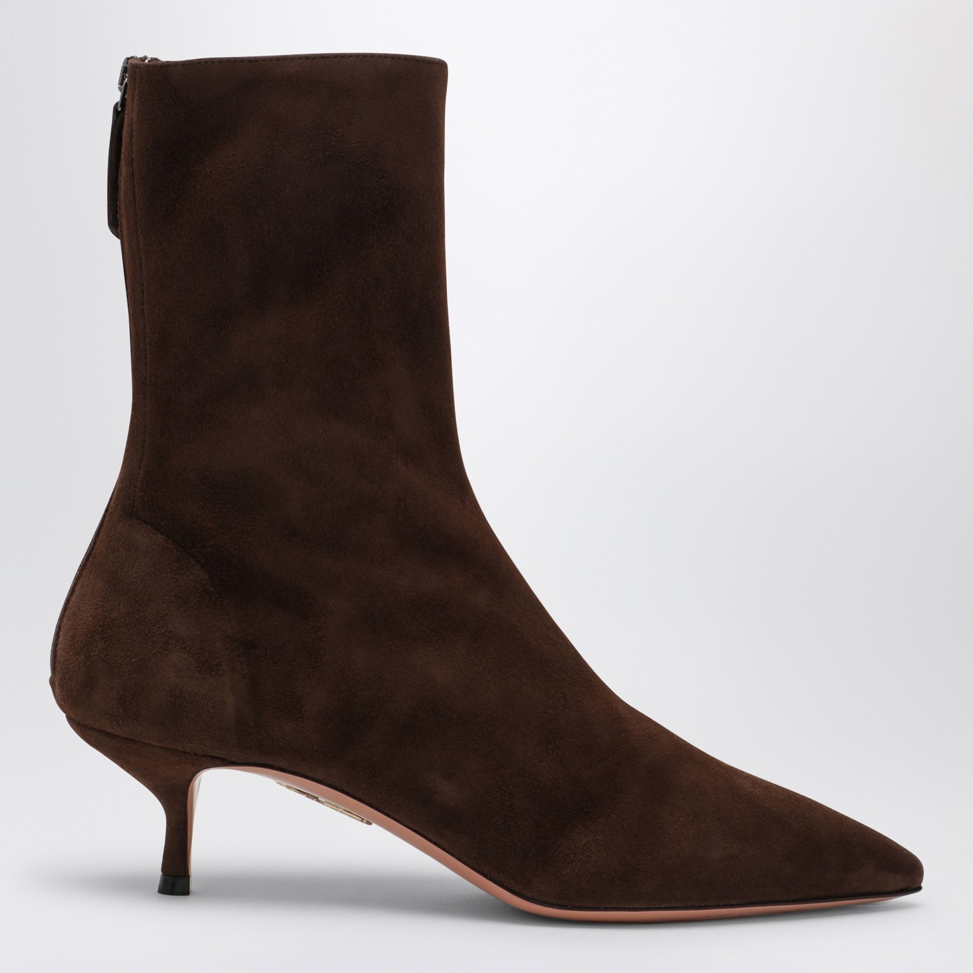 Aquazzura Brown suede ankle boot | TheDoubleF