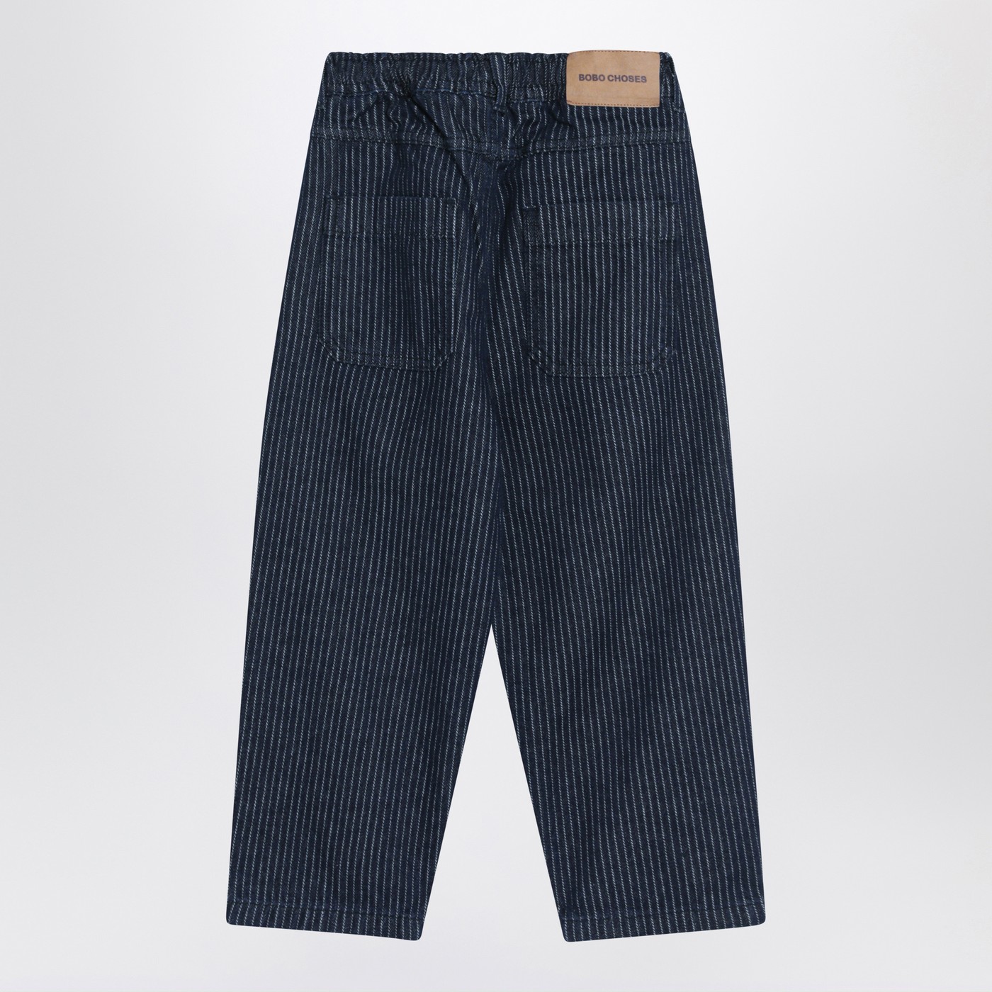 Bobo Choses Navy blue striped jeans | TheDoubleF