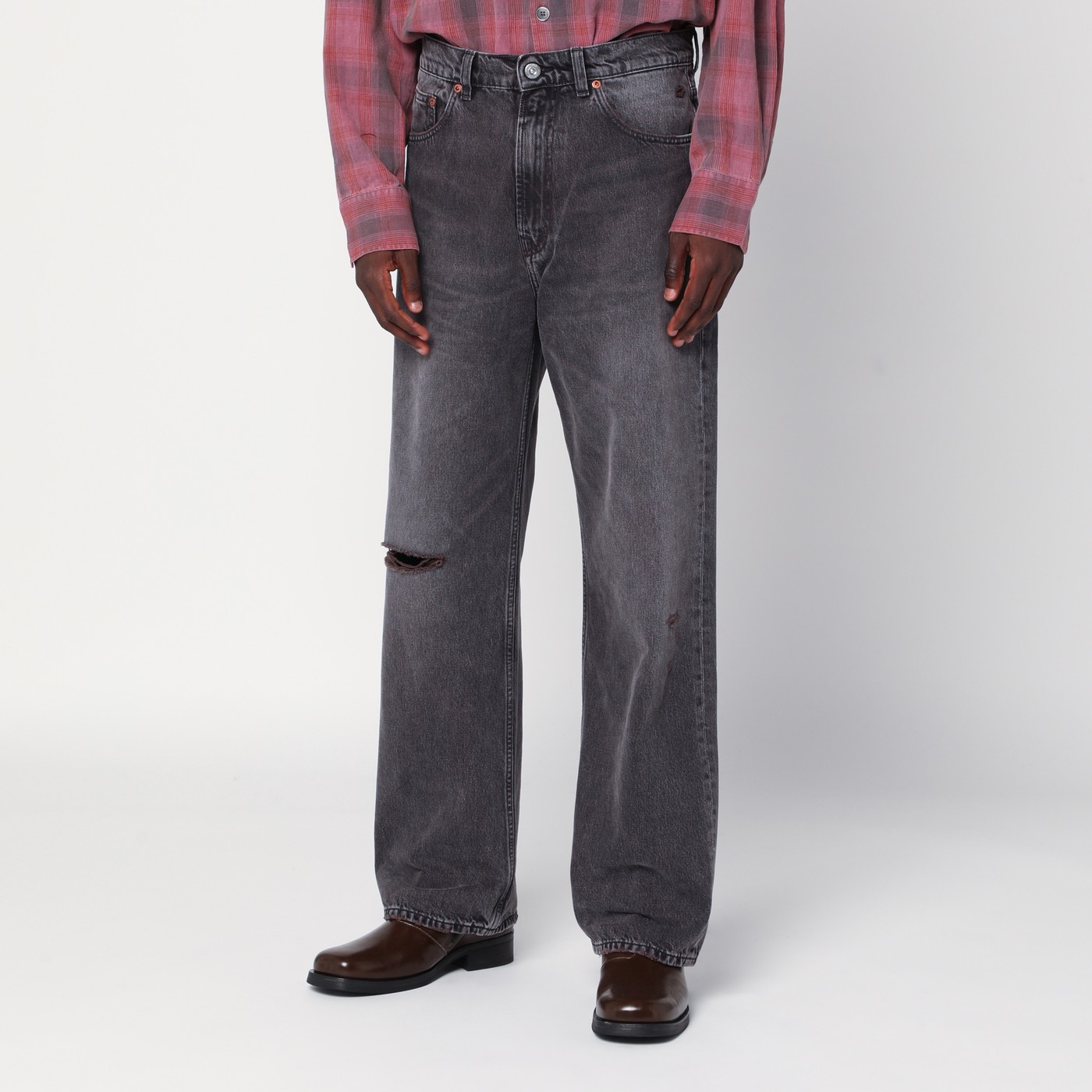 Our Legacy Faded effect jeans with rips | TheDoubleF