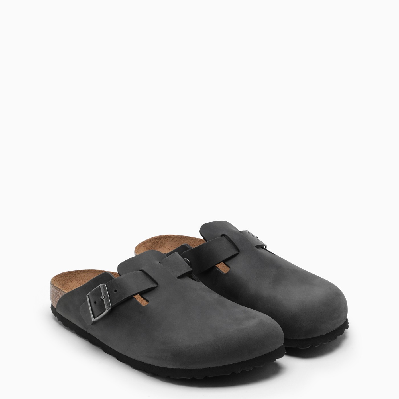 Birkenstock Mule Boston Bold noire | TheDoubleF