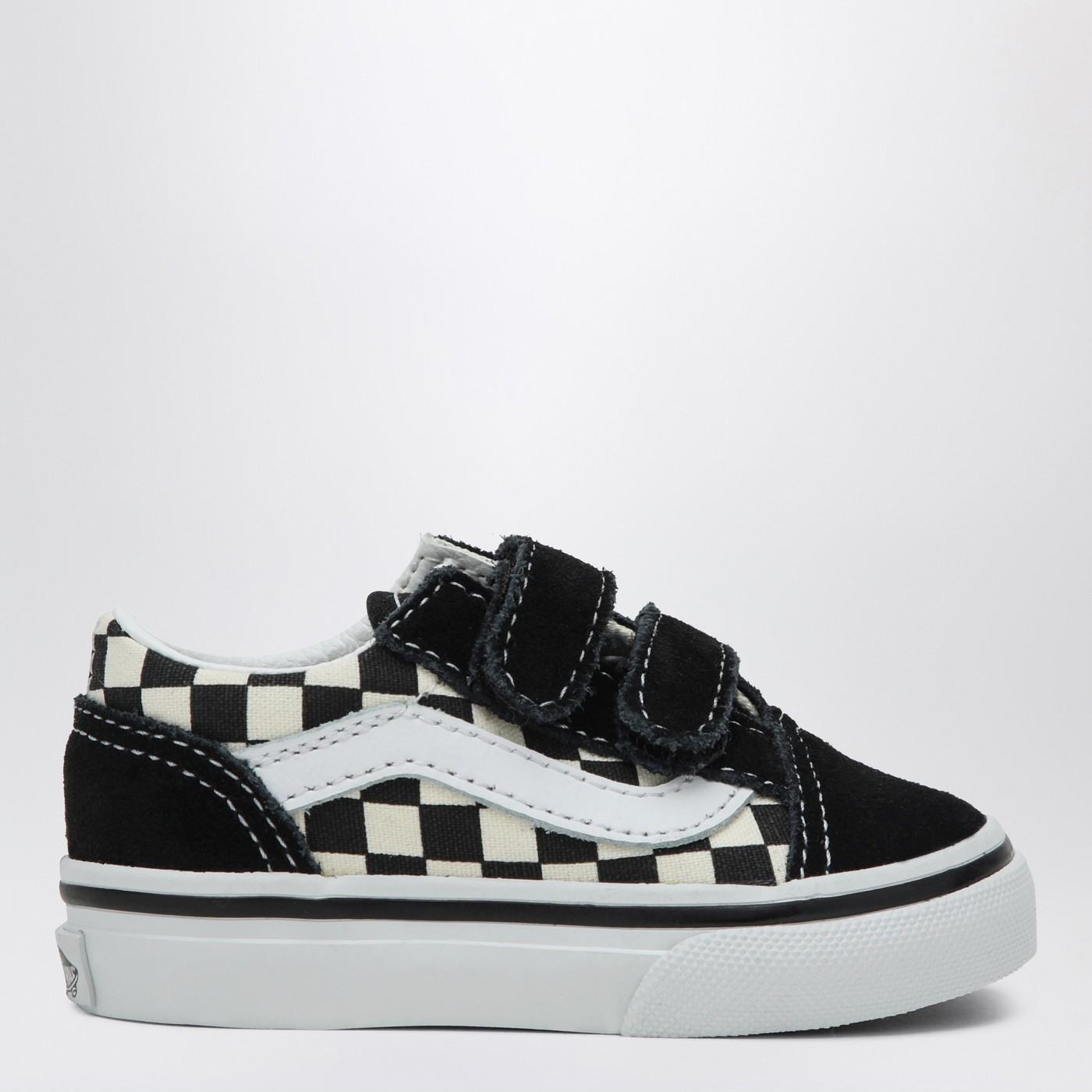 VANS Old Skool sneakers white/black with Check pattern | TheDoubleF