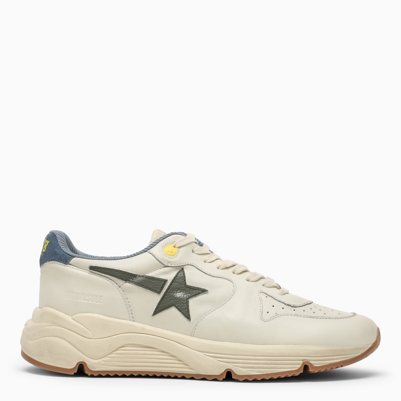 Golden Goose Running Sole white/green/powder trainer | TheDoubleF