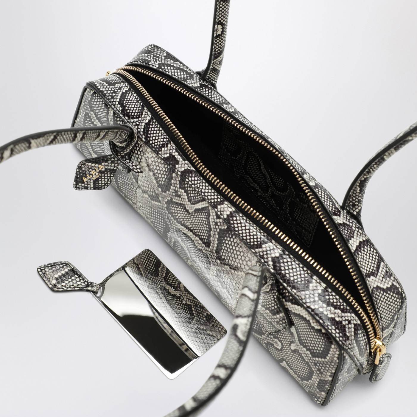 Alaïa Python-print leather small Le Teckel bag | TheDoubleF