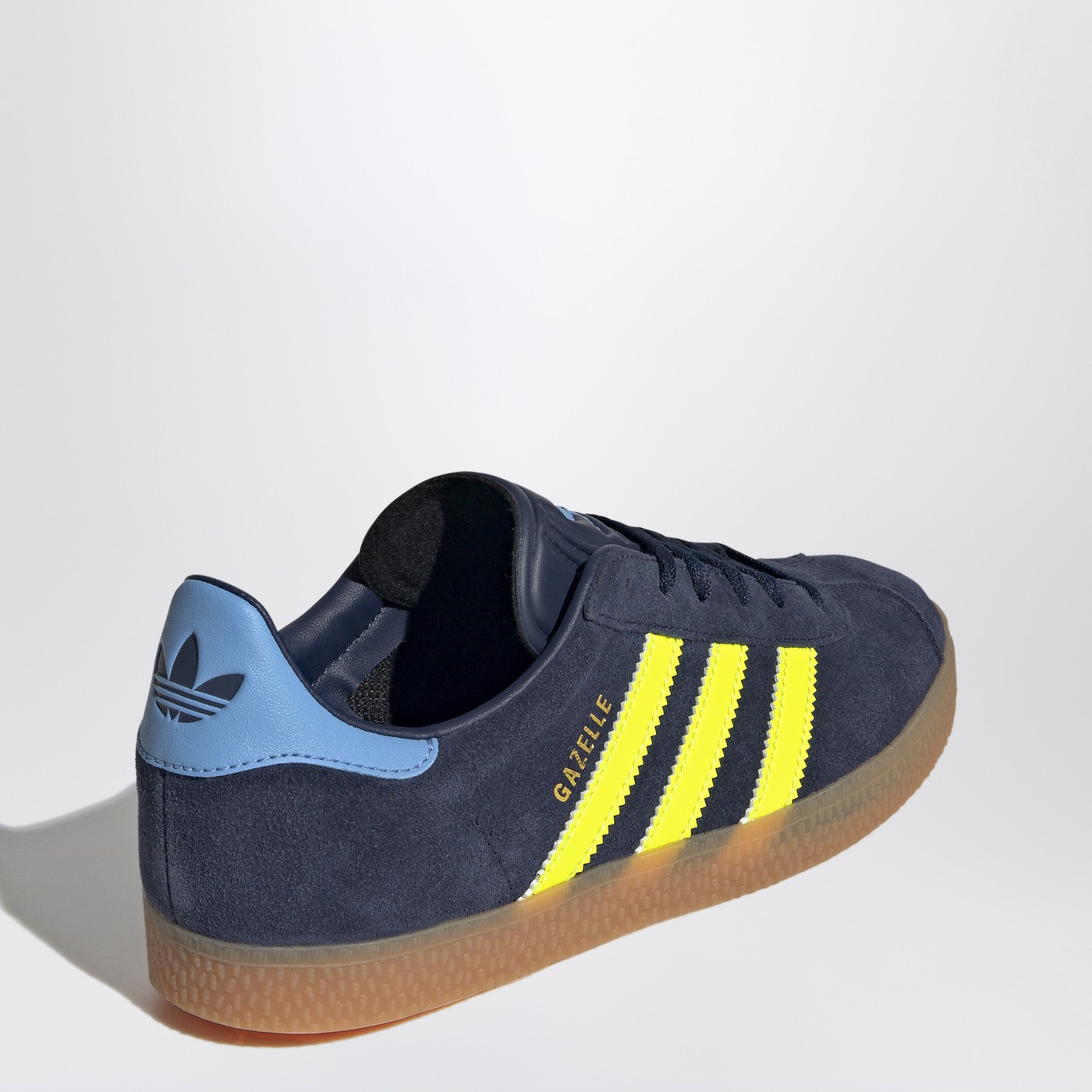 adidas Originals Gazelle Night Indigo/Solar Yellow/Light Blue Sneaker ...