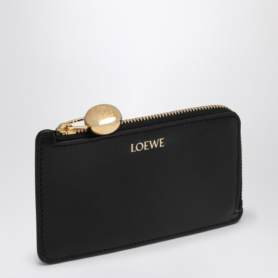 Loewe Black leather Pebble card case | TheDoubleF