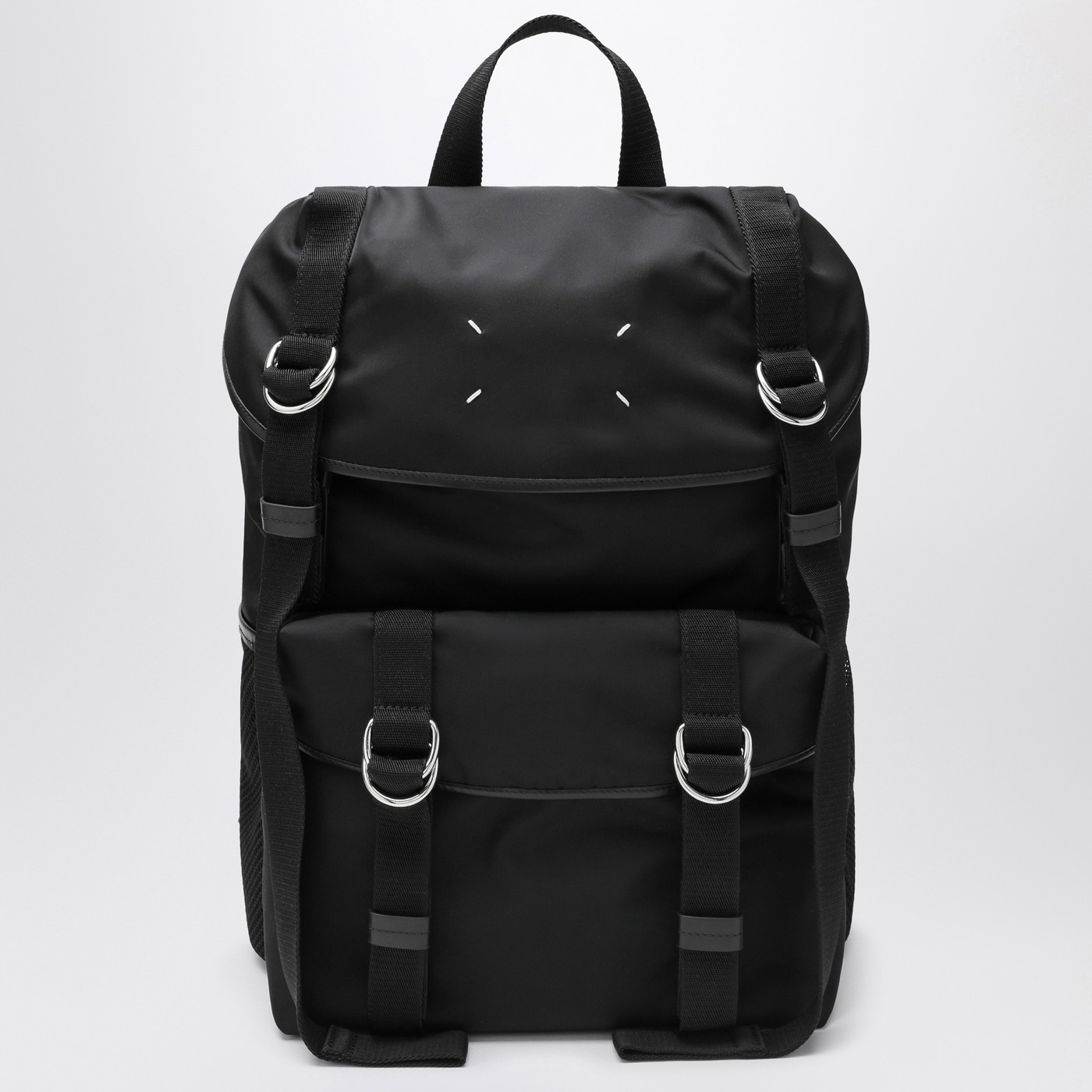 Maison Margiela Medium black technical backpack | TheDoubleF