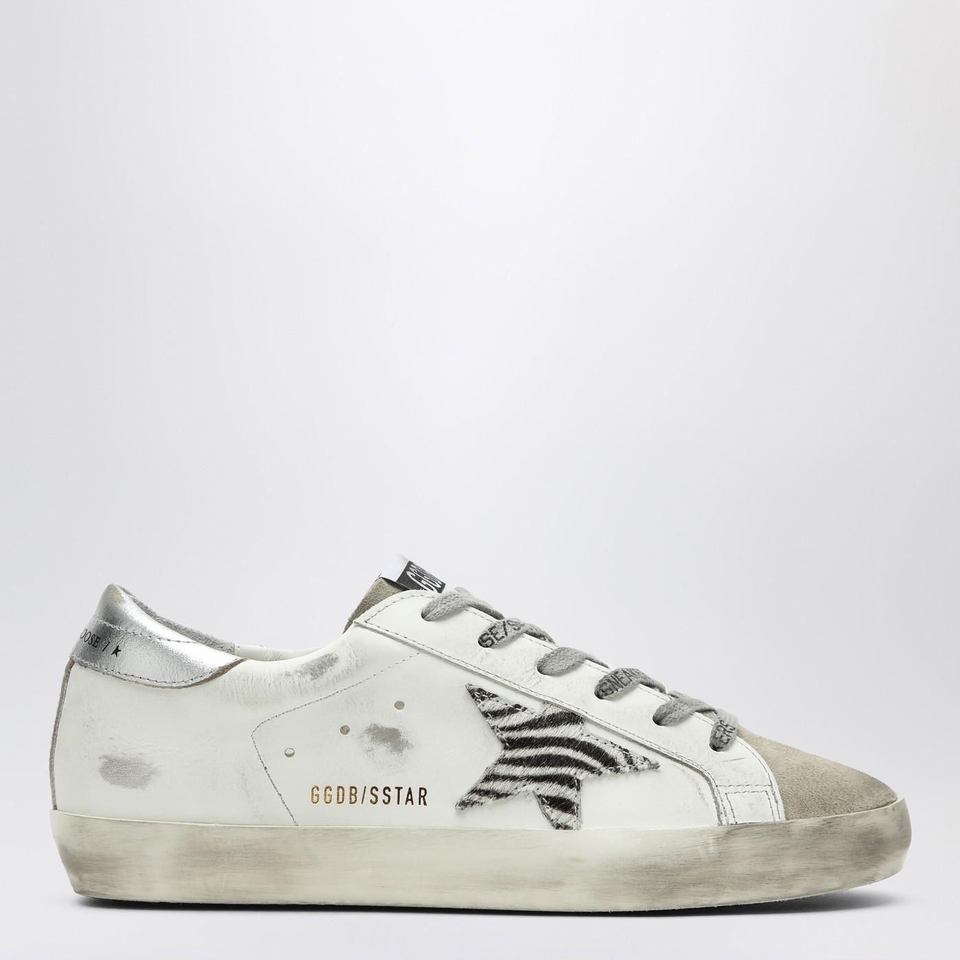 Golden Goose Super-Star sneakers with zebra pony hair star | TheDoubleF
