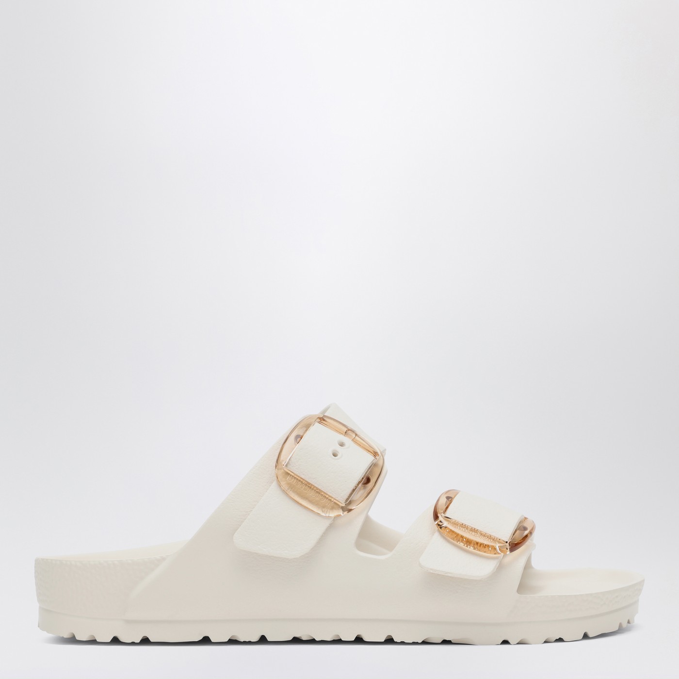 Birkenstock Slide Arizona Big Buckle in ivory EVA | TheDoubleF