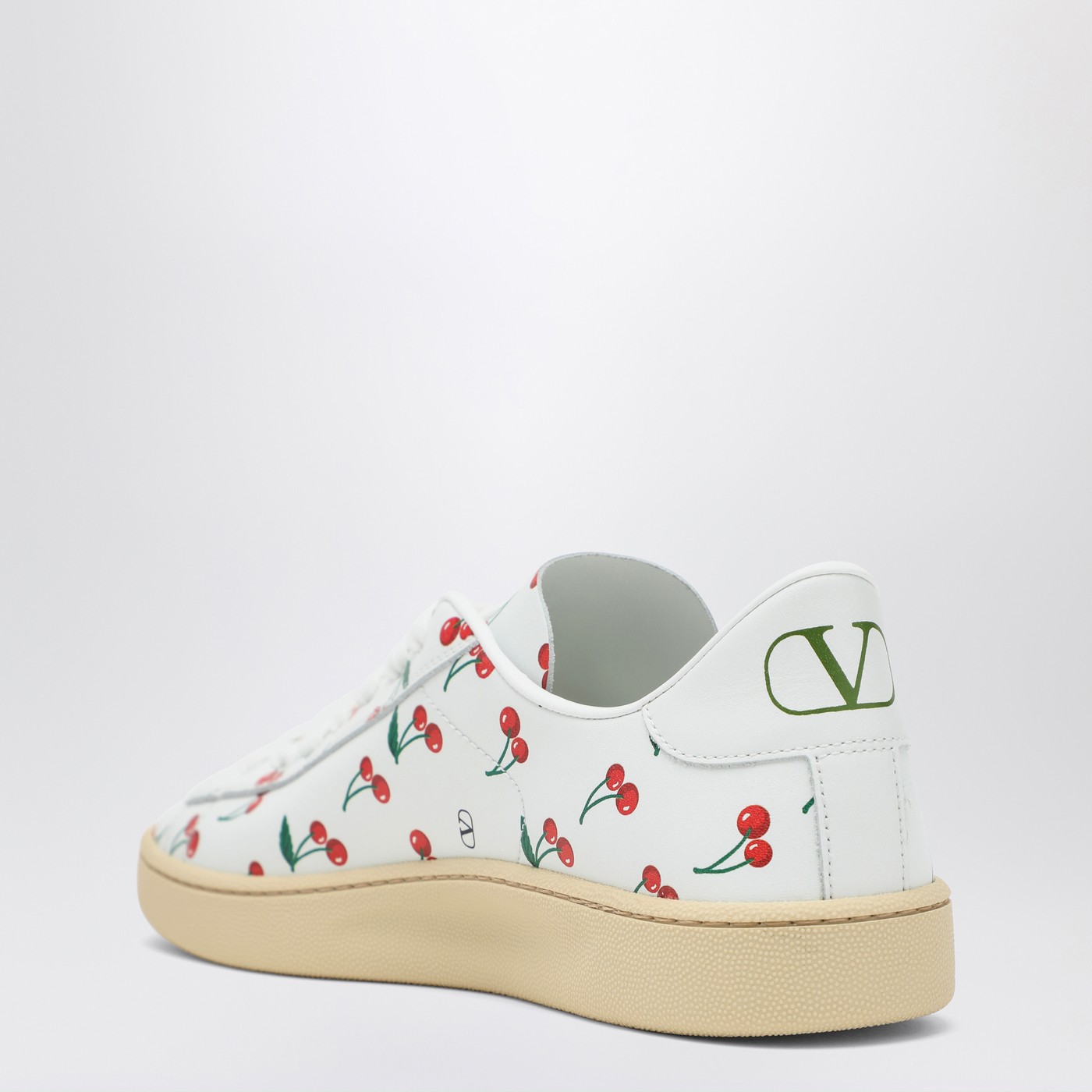 Valentino Garavani Royco sneaker white with Cherryfic pattern | TheDoubleF