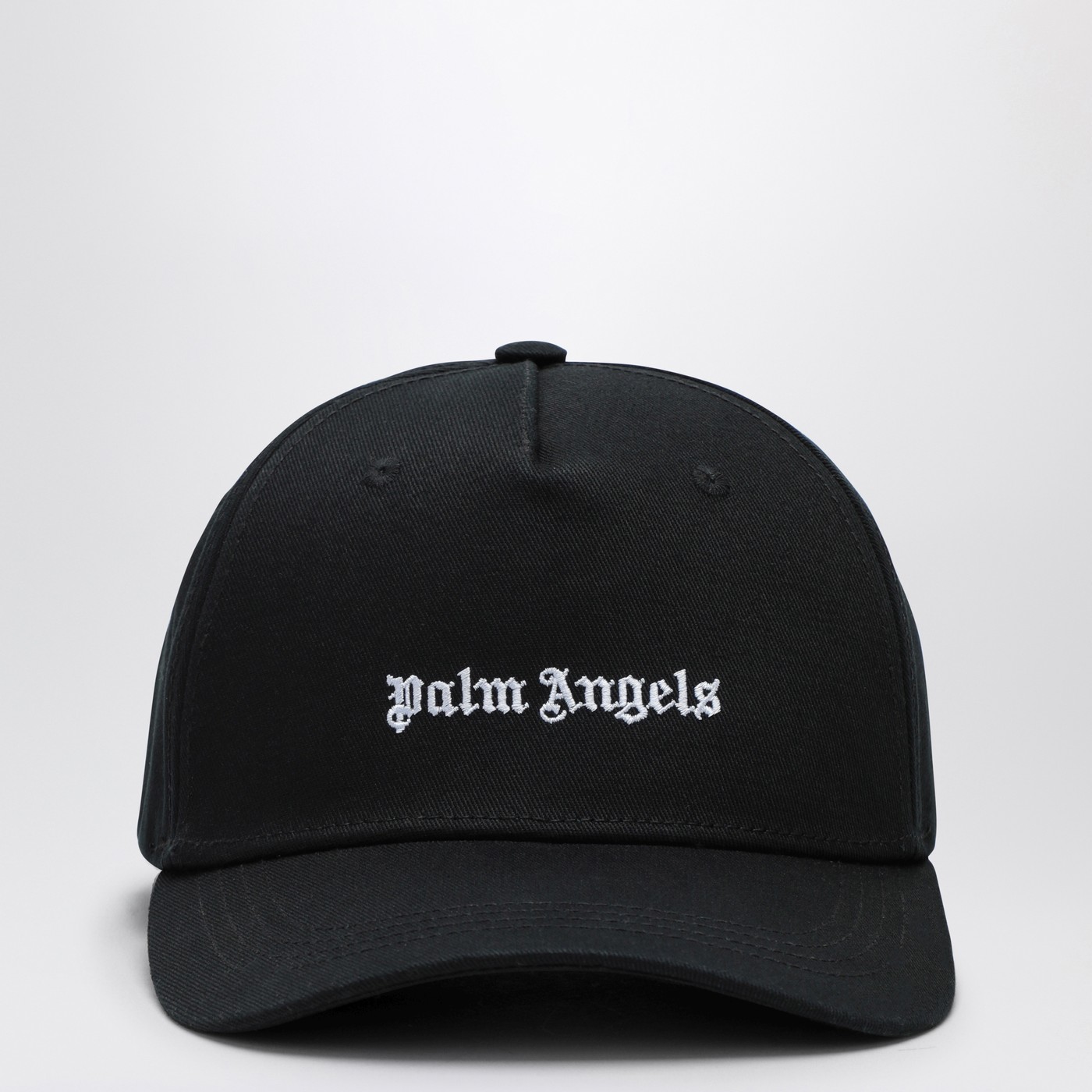 Palm Angels Black baseball cap with logo | TheDoubleF