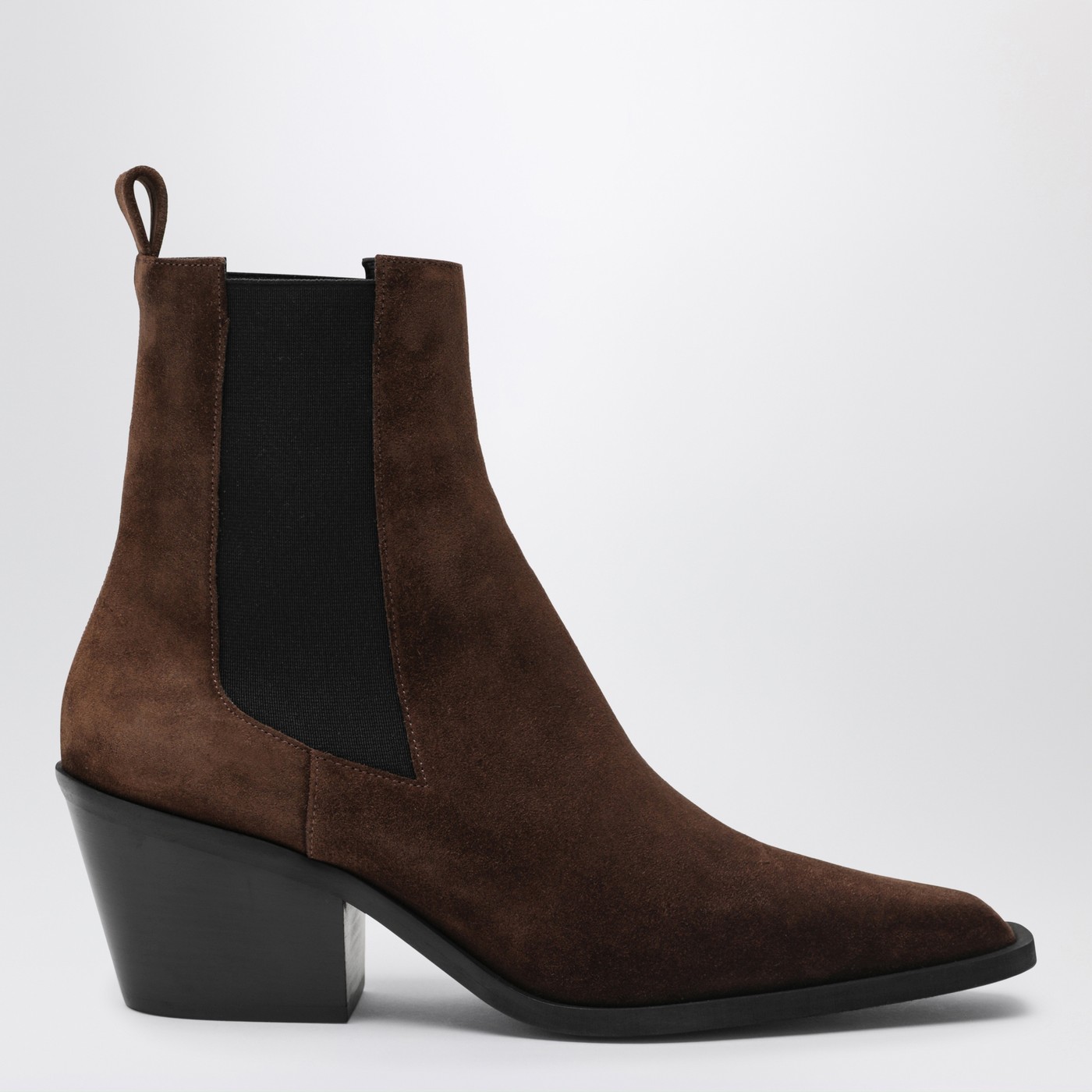 A.EMERY The Leo ankle boots in cognac suede | TheDoubleF