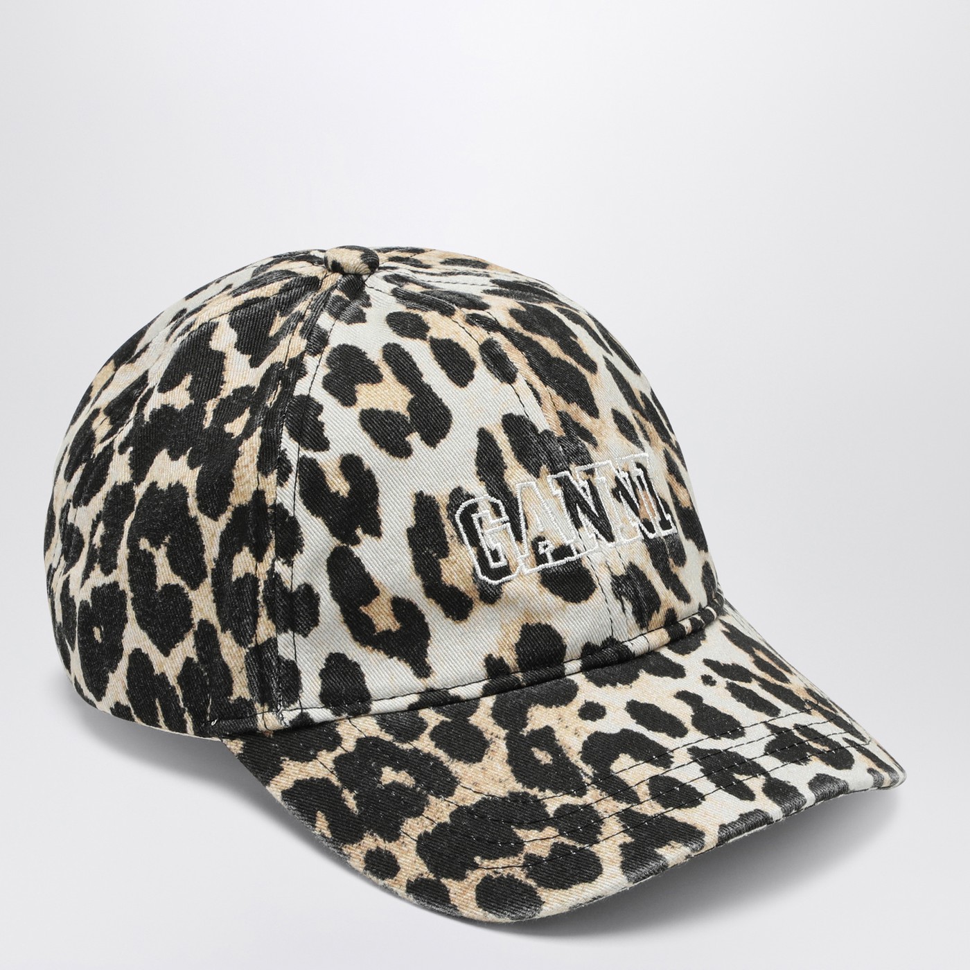 GANNI Leopard print baseball cap | TheDoubleF