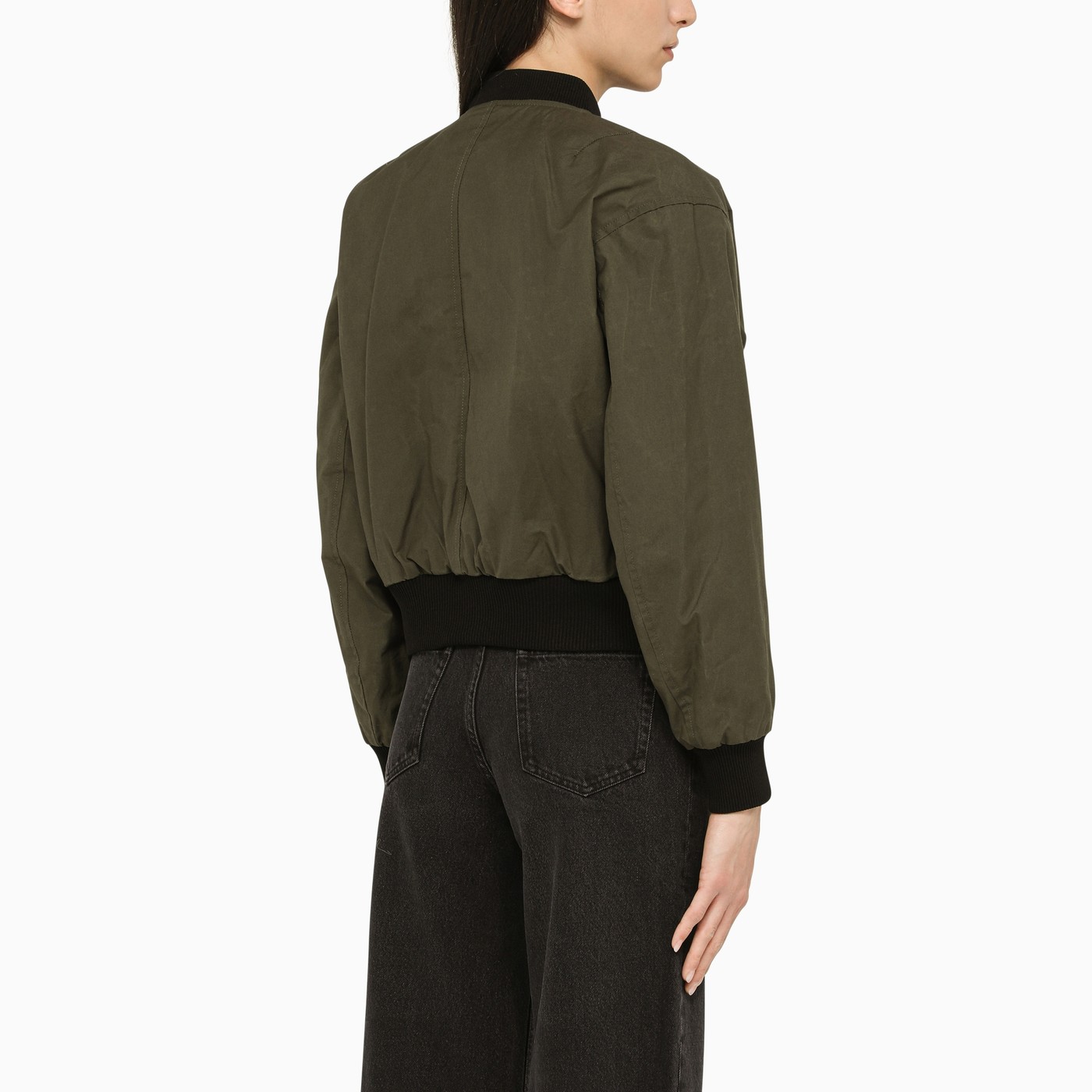 A.P.C. Khaki cotton bomber jacket | TheDoubleF