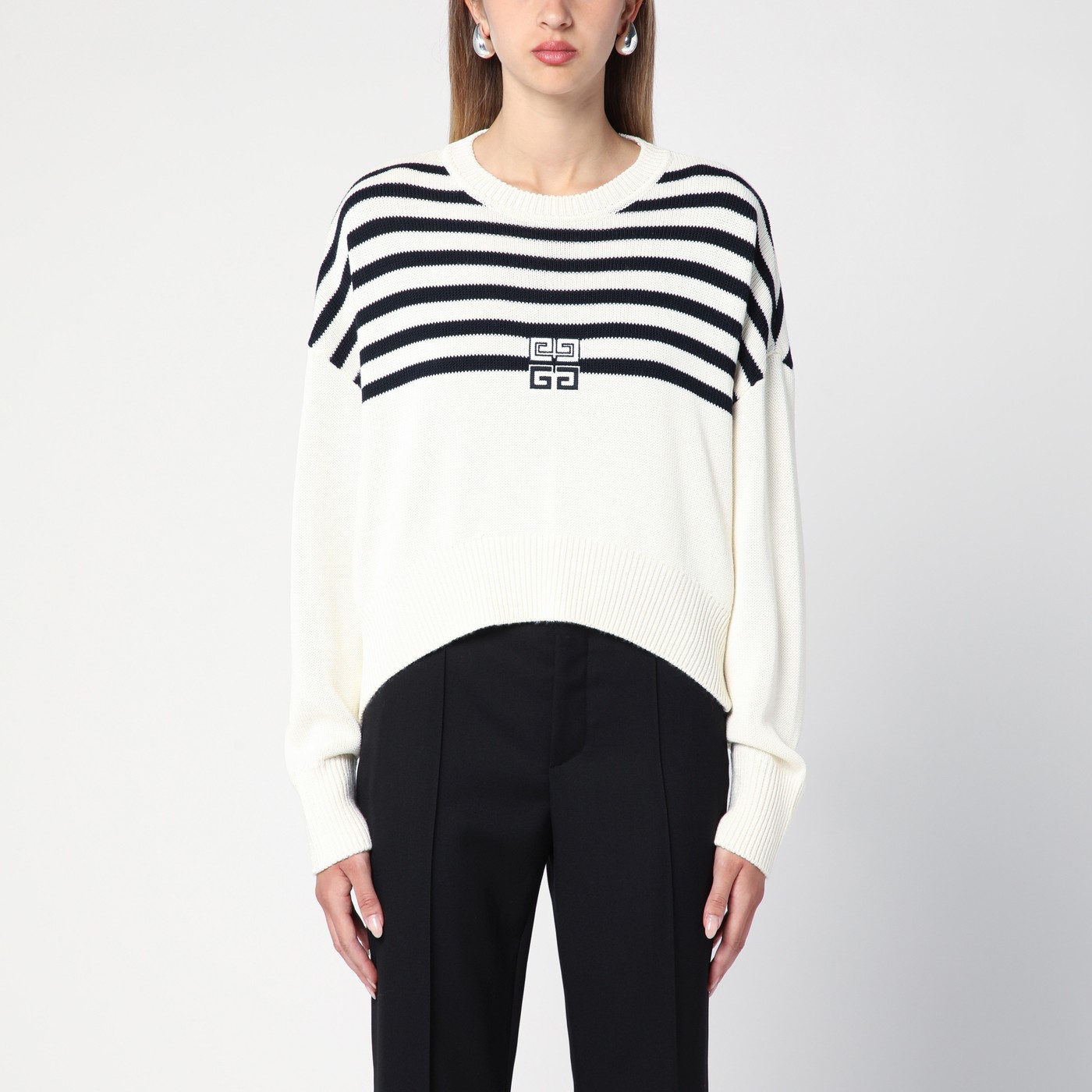 Givenchy 4G striped jersey white/black | TheDoubleF