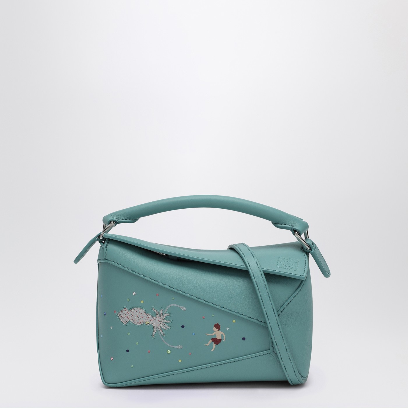 Loewe Light blue mini Squid Puzzle bag | TheDoubleF