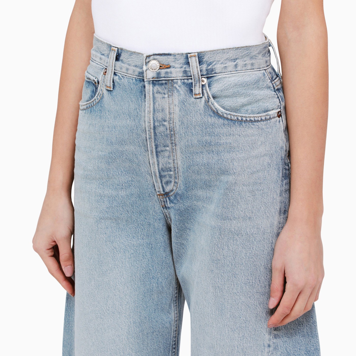 AGOLDE Light blue denim balloon jeans | TheDoubleF
