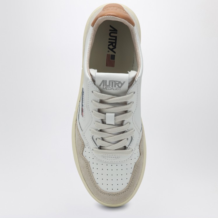 AUTRY White leather high-top sneakers | TheDoubleF