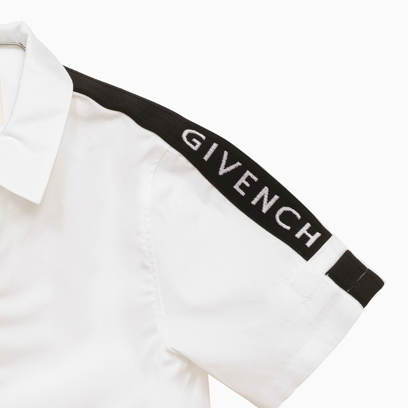 Givenchy White cotton shirt with zip | TheDoubleF