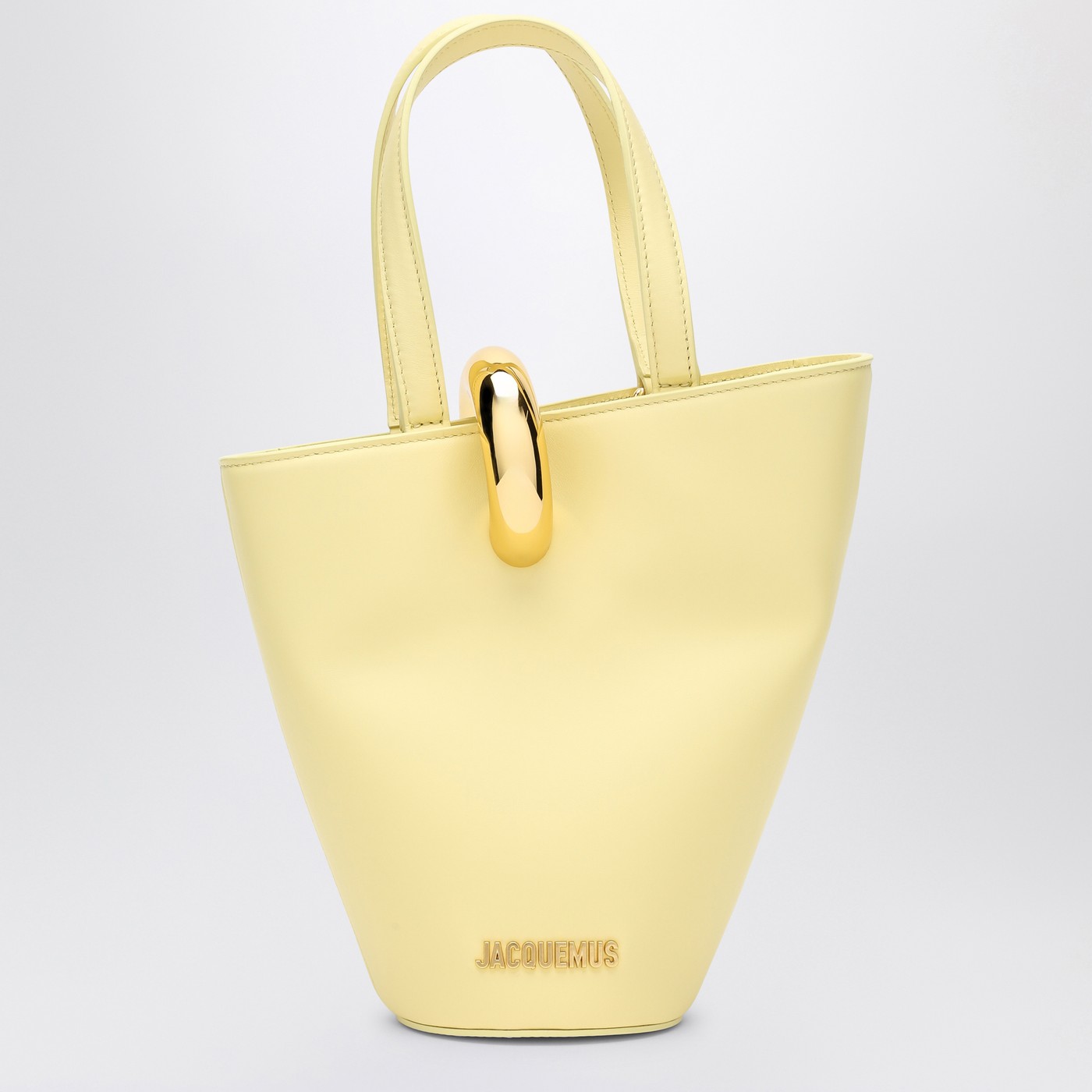 JACQUEMUS Le Petit Bambola yellow mini bag | TheDoubleF