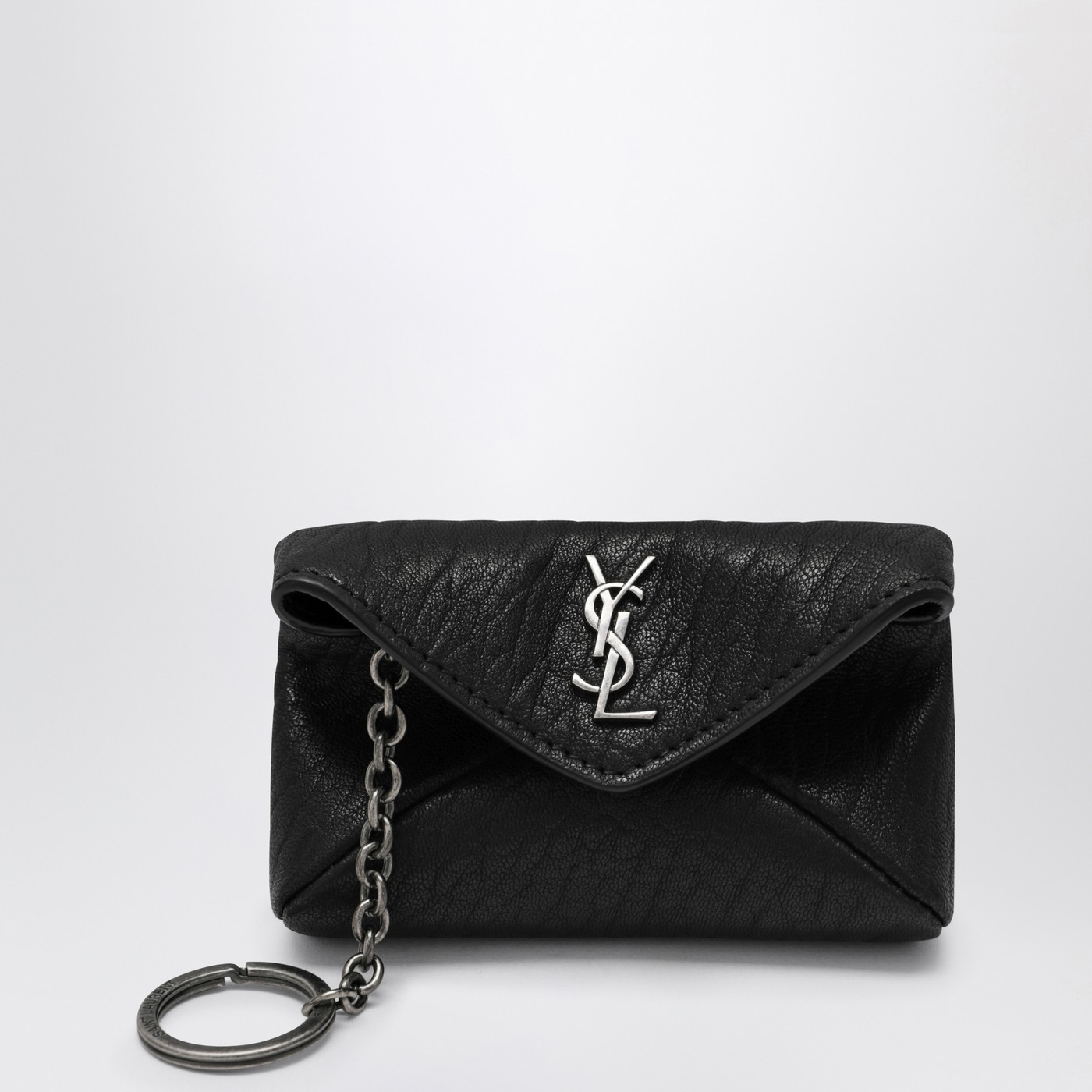 Saint Laurent Keychain case Envelope Cassandre black | TheDoubleF