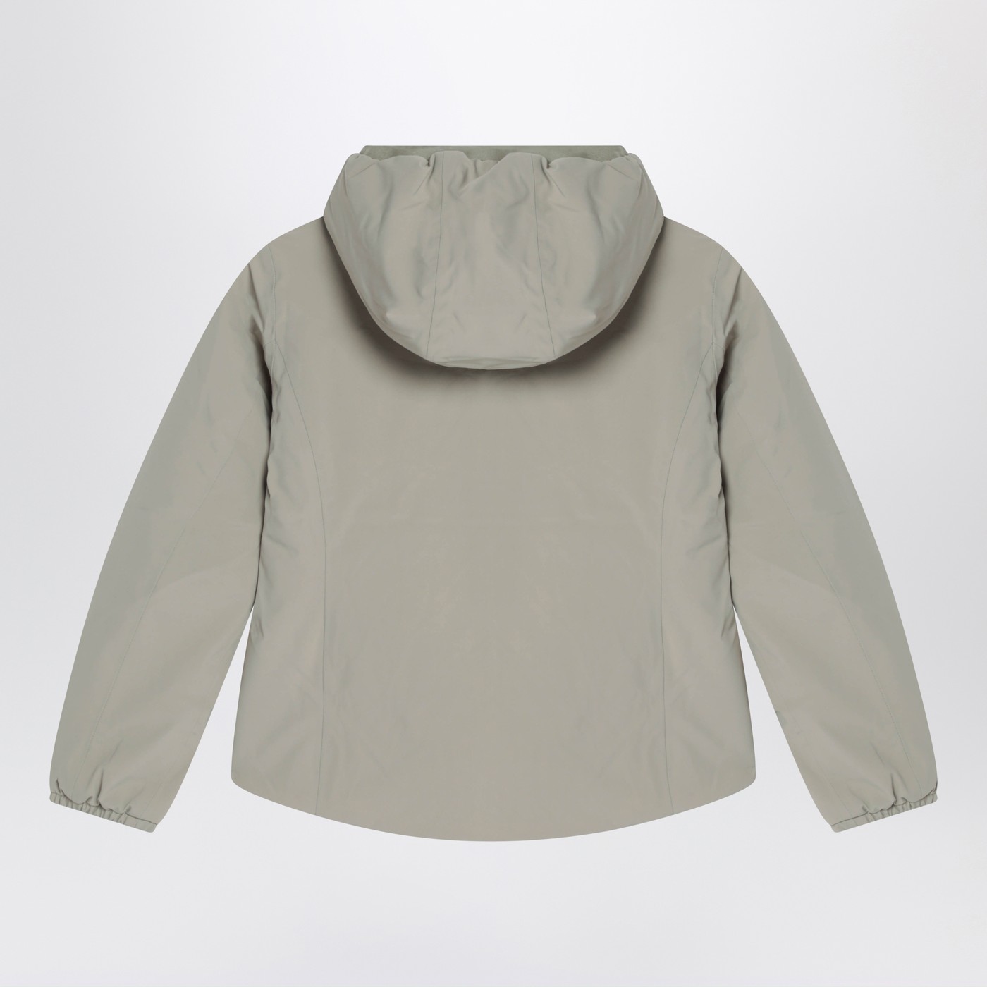 K-Way Reversible Lily Warm jacket in green/gardenia white | TheDoubleF