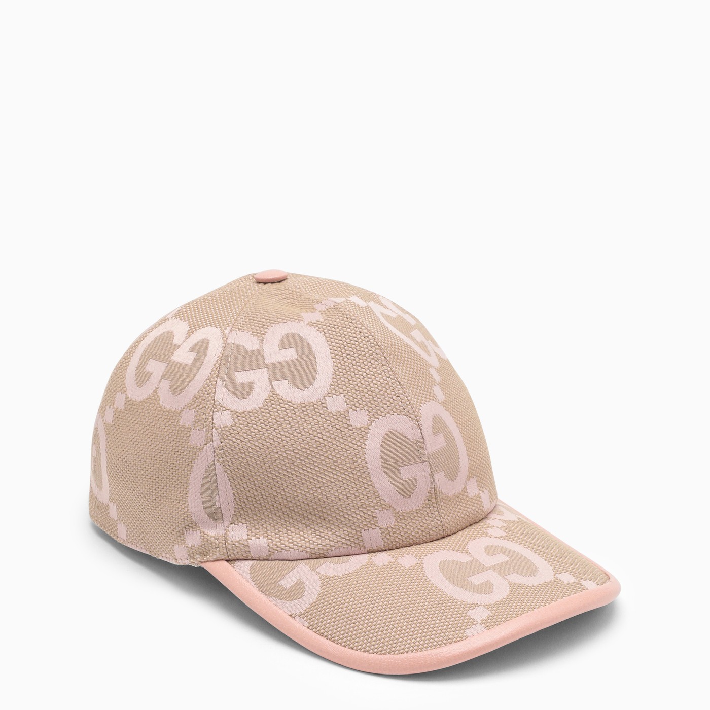 GUCCI GG Jumbo hat beige/pink | TheDoubleF
