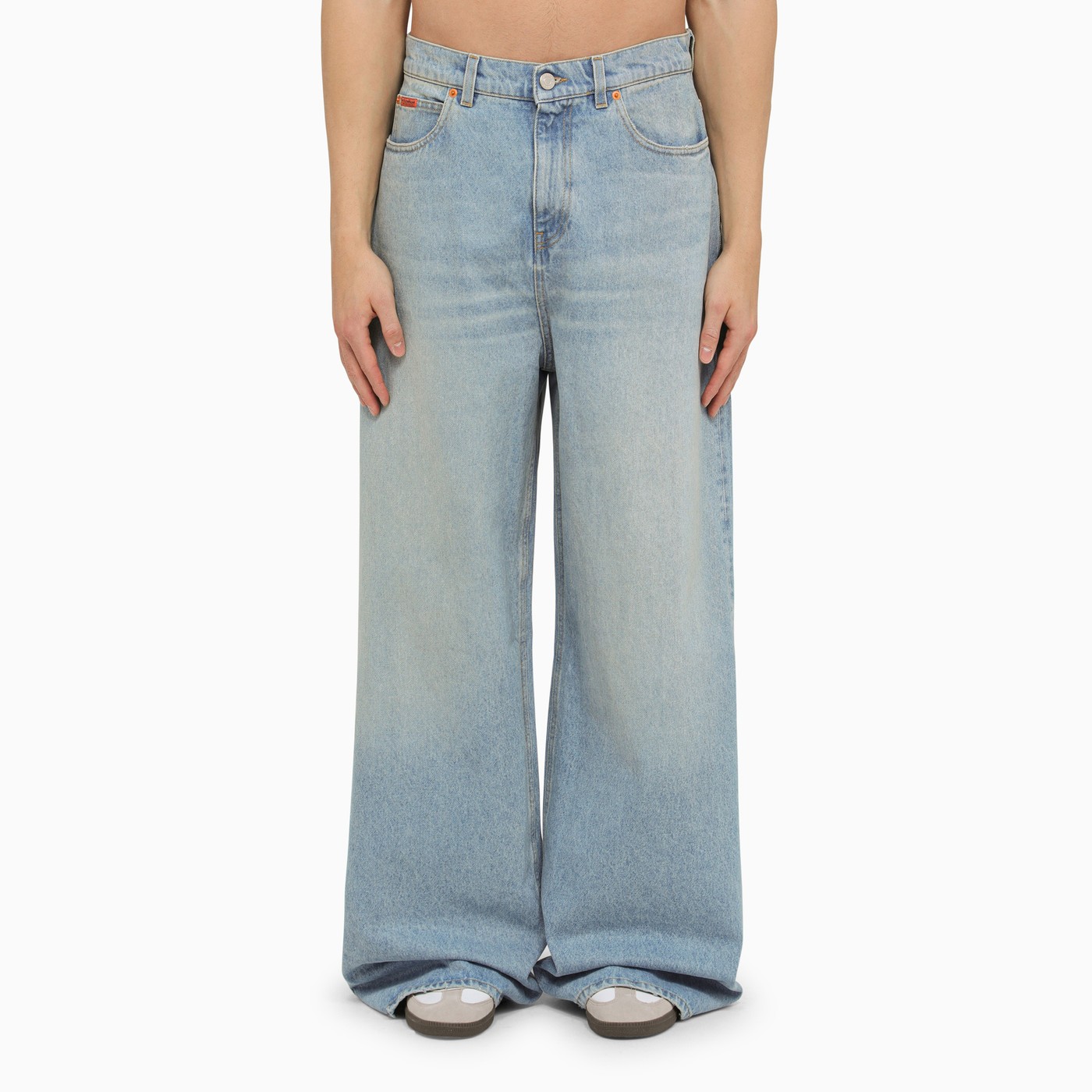 Martine Rose Light blue wide denim jeans | TheDoubleF