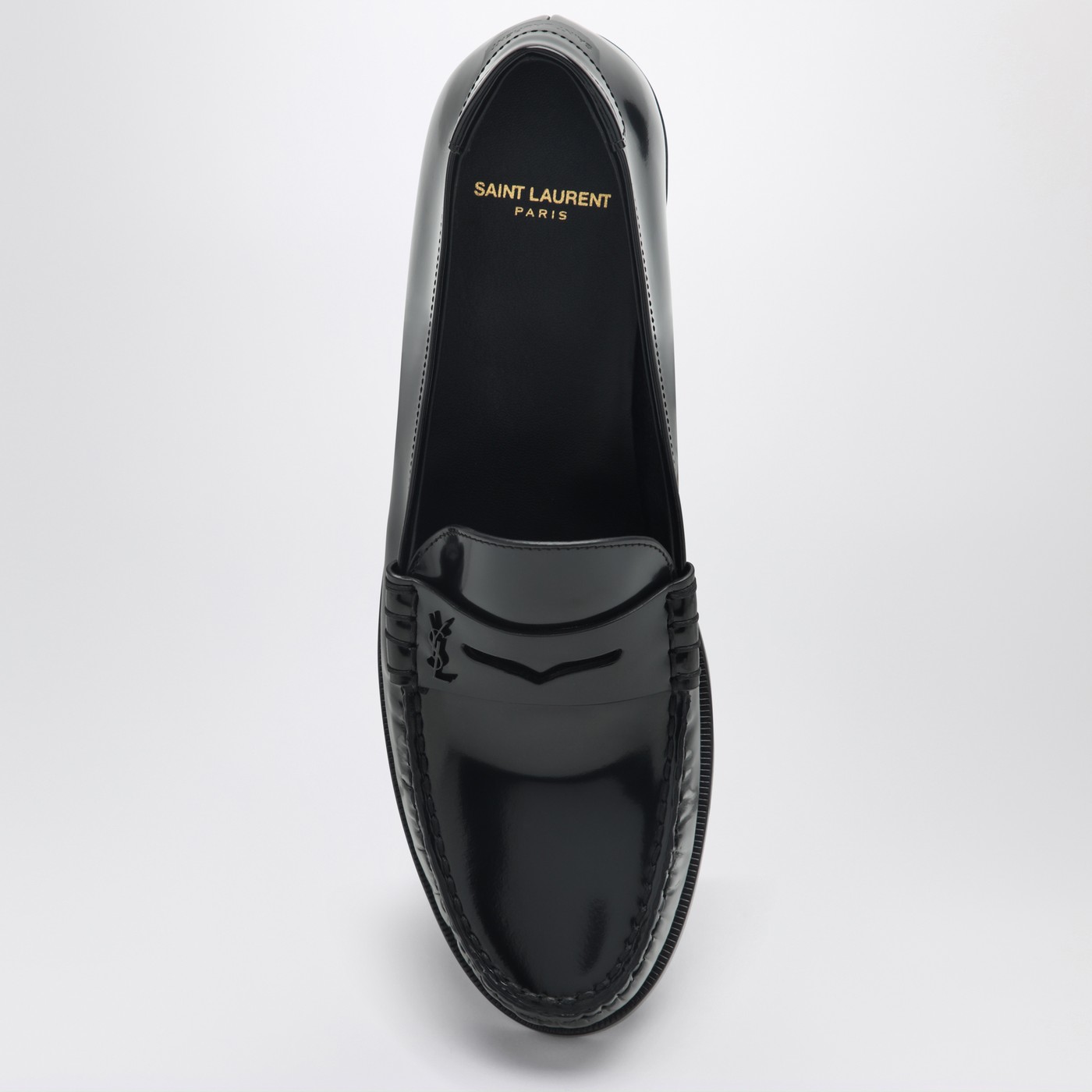 Saint Laurent Black patent leather loafer | TheDoubleF