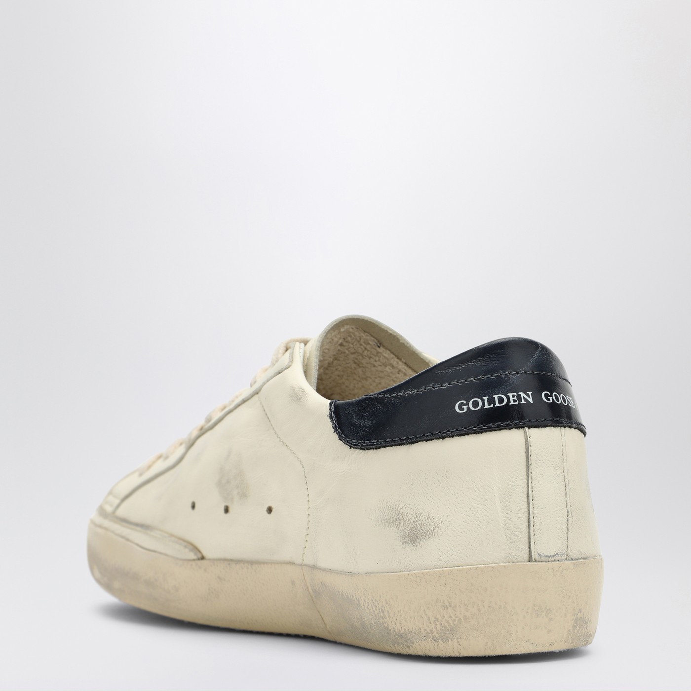 Golden Goose Basket Super-star beige/bleu | TheDoubleF