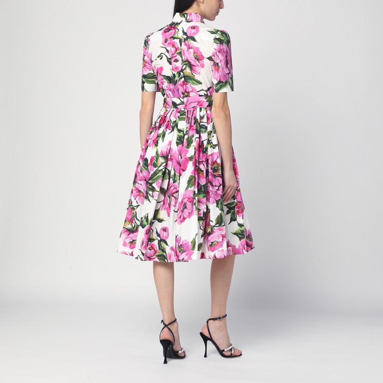 P.A.R.O.S.H. Red wool and cashmere midi dress | TheDoubleF