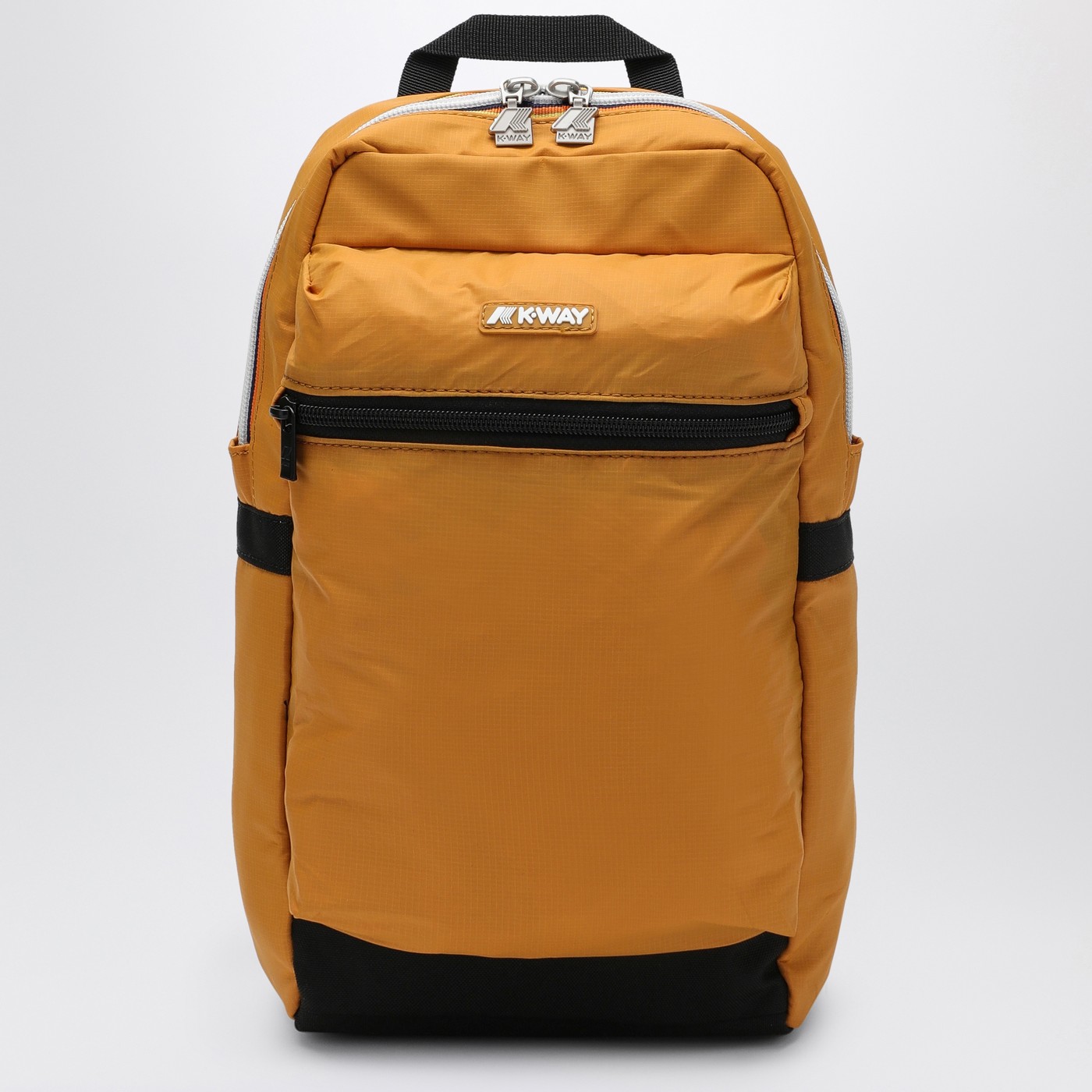 K-way Laon yellow backpack in waterproof ripstop fabric | TheDoubleF