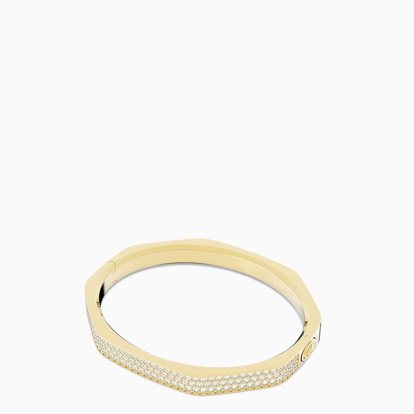 Swarovski Dextera gold rigid bracelet | TheDoubleF